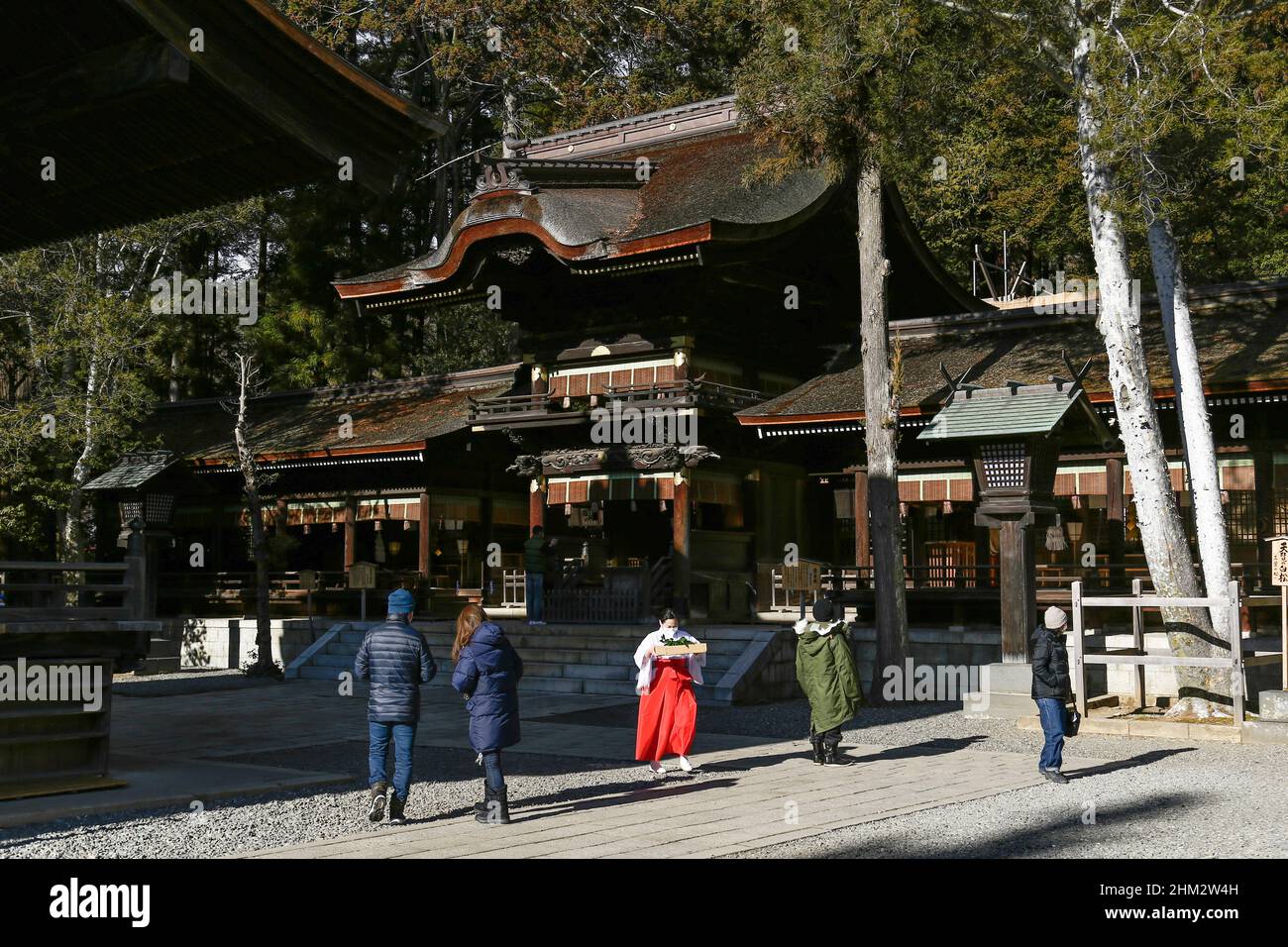 suwa, nagano, japan, 2022/06/02 , Suwa Grand Shrine (Suwa-taisha ...