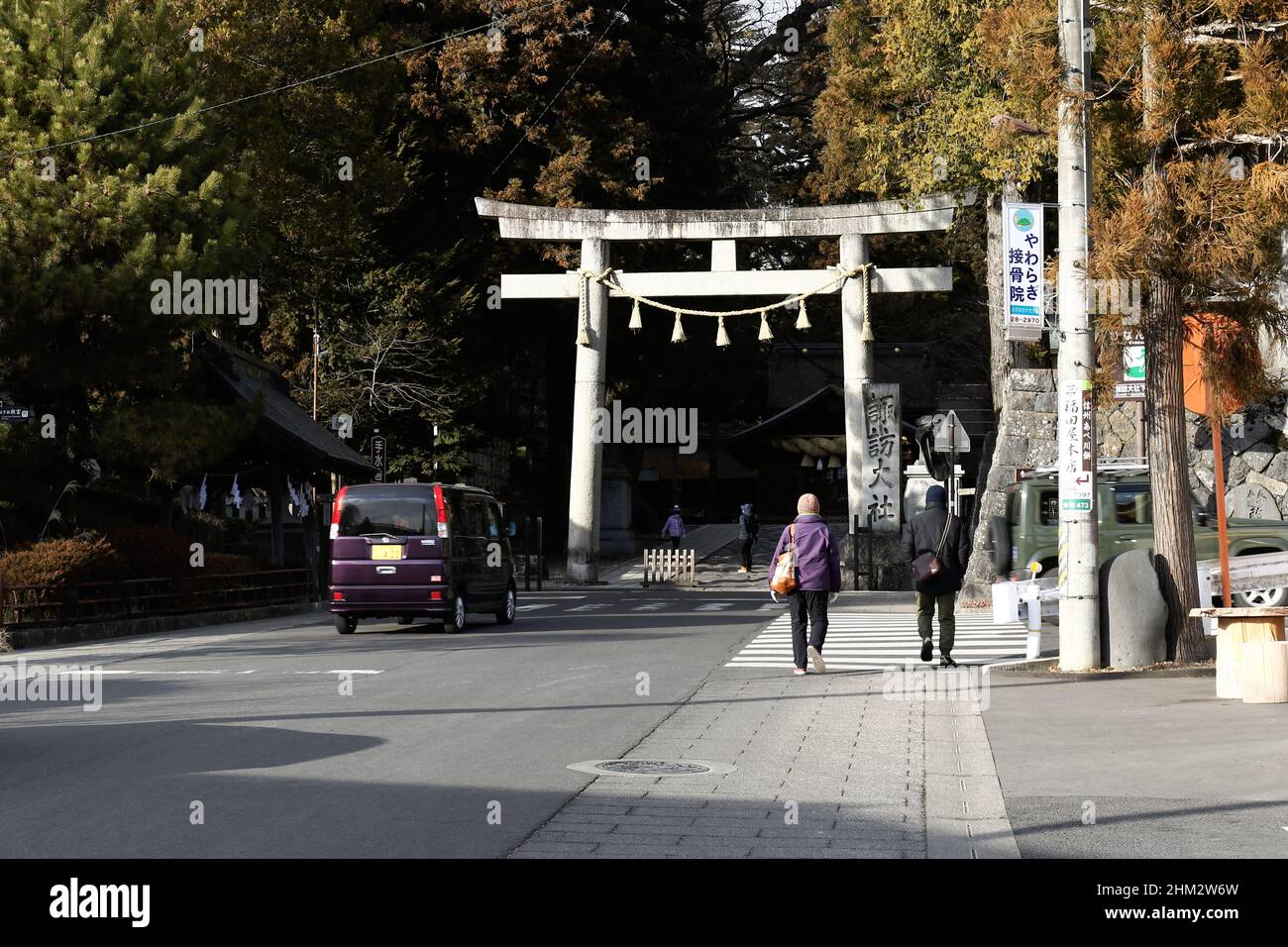 suwa, nagano, japan, 2022/06/02 , Suwa Grand Shrine (Suwa-taisha ...