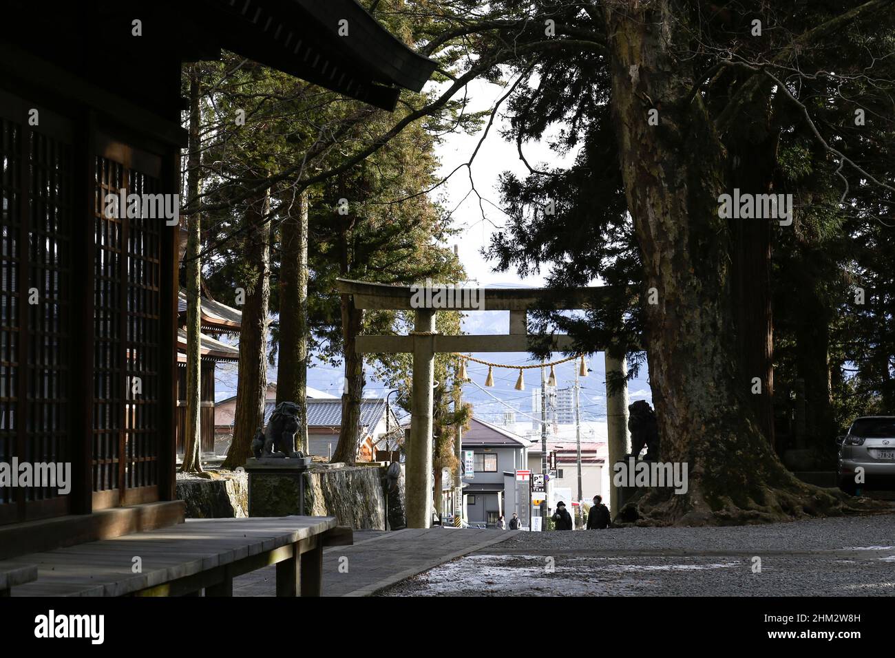 suwa, nagano, japan, 2022/06/02 , Suwa Grand Shrine (Suwa-taisha ...