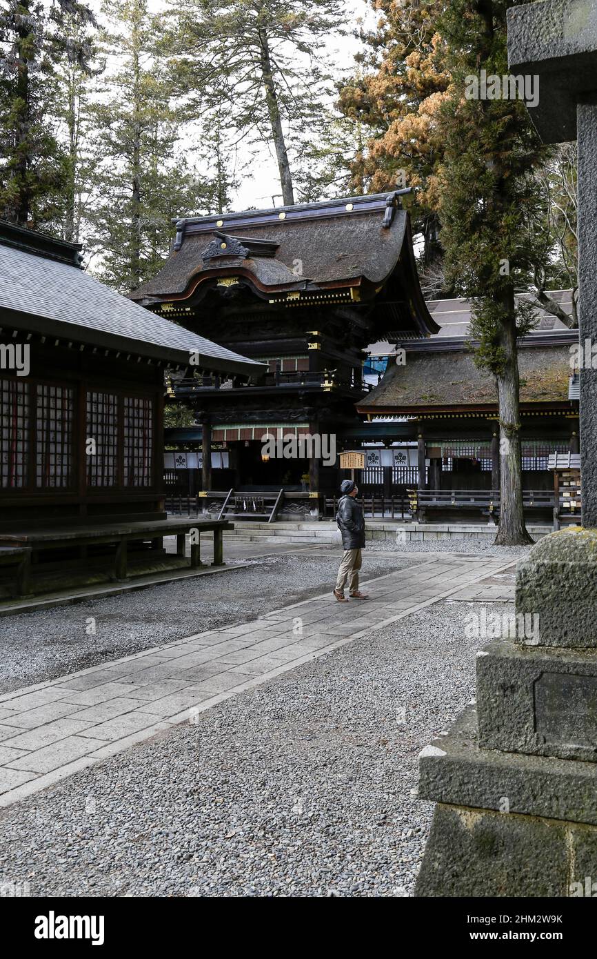 suwa, nagano, japan, 2022/06/02 , Suwa Grand Shrine (Suwa-taisha ...