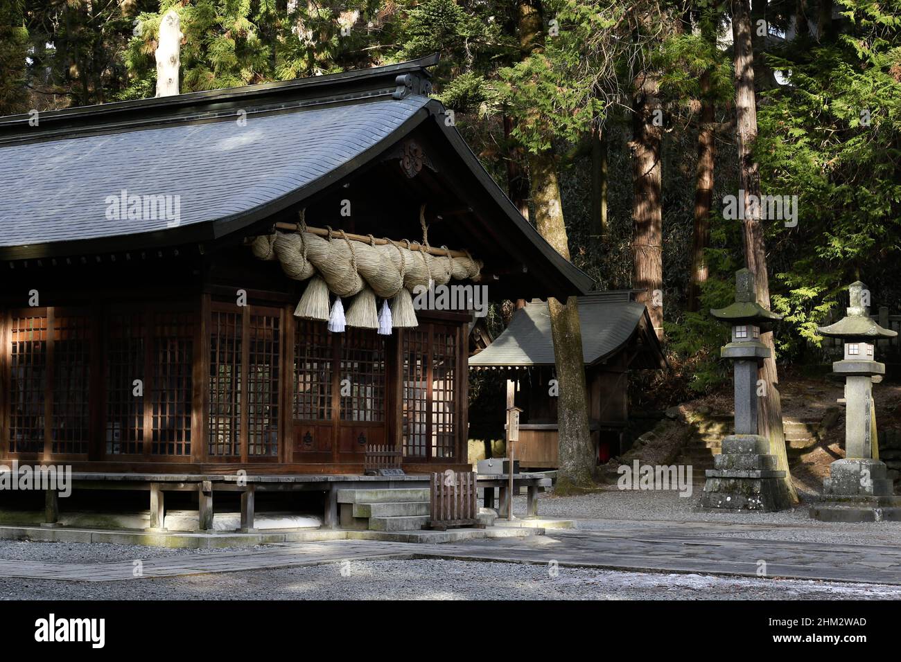 suwa, nagano, japan, 2022/06/02 , Suwa Grand Shrine (Suwa-taisha ...