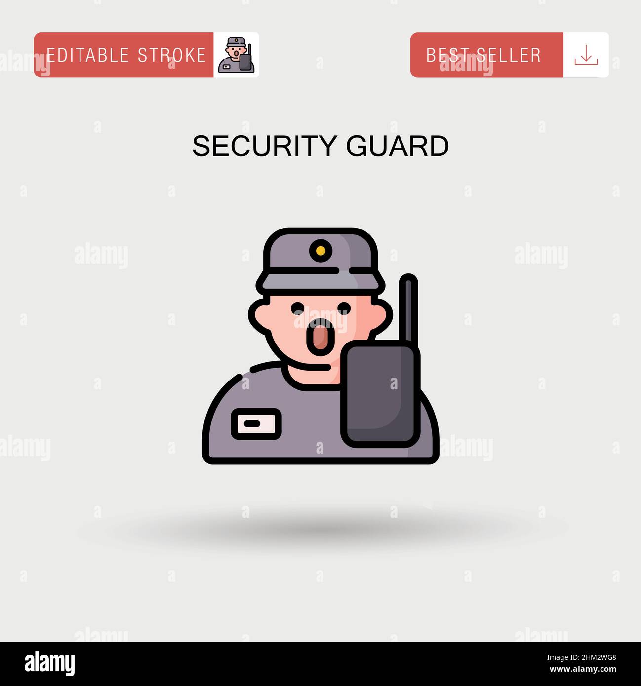 Security guard radio Stock Vector Images - Alamy