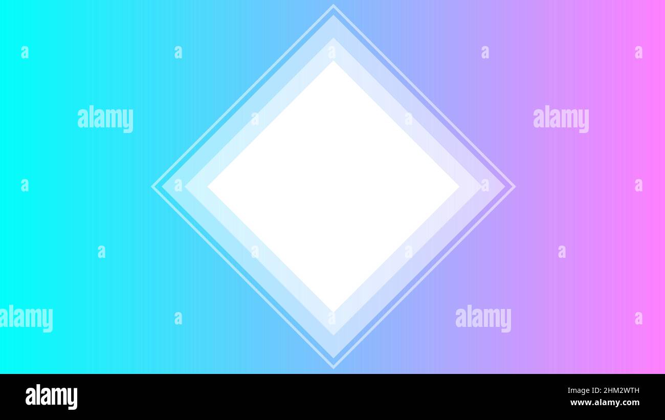 White rectangular background wrapped in pastel colors Stock Vector ...