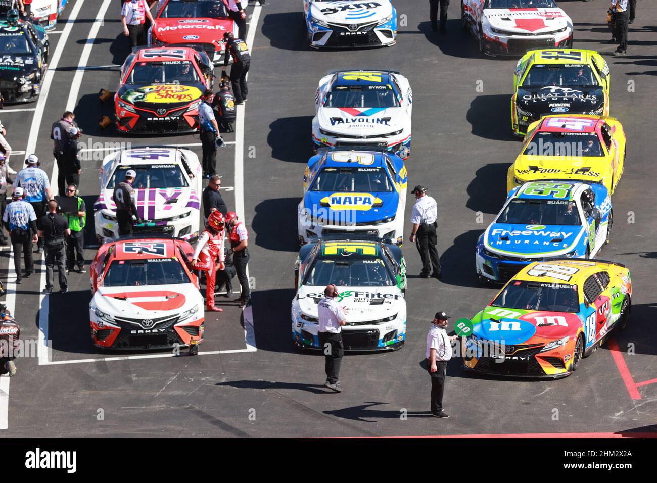 Los Angeles, Ca. 6th Feb, 2022. Race Day at NASCAR's Busch Light Clash ...