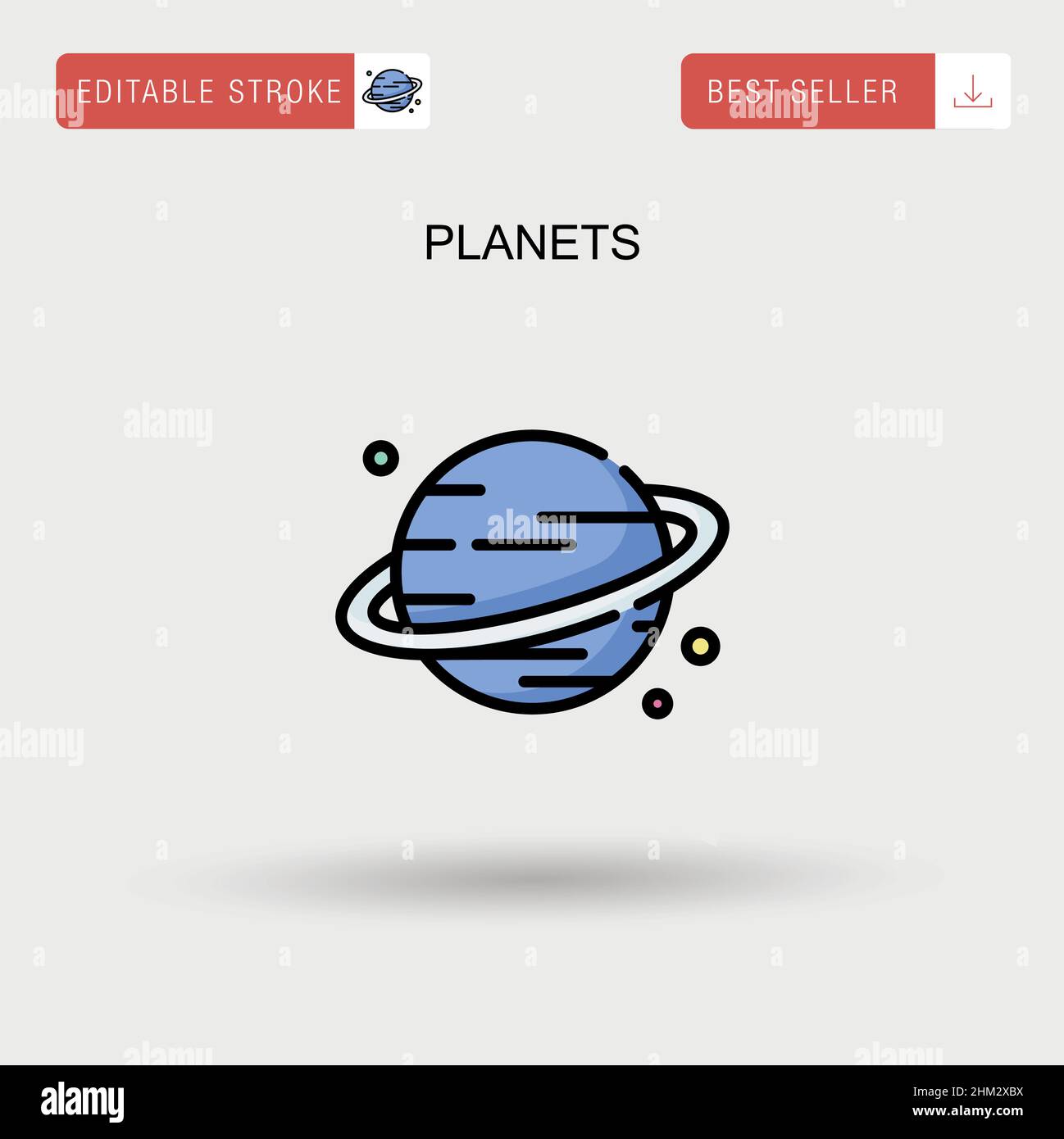 Solar system map planets Stock Vector Images - Alamy