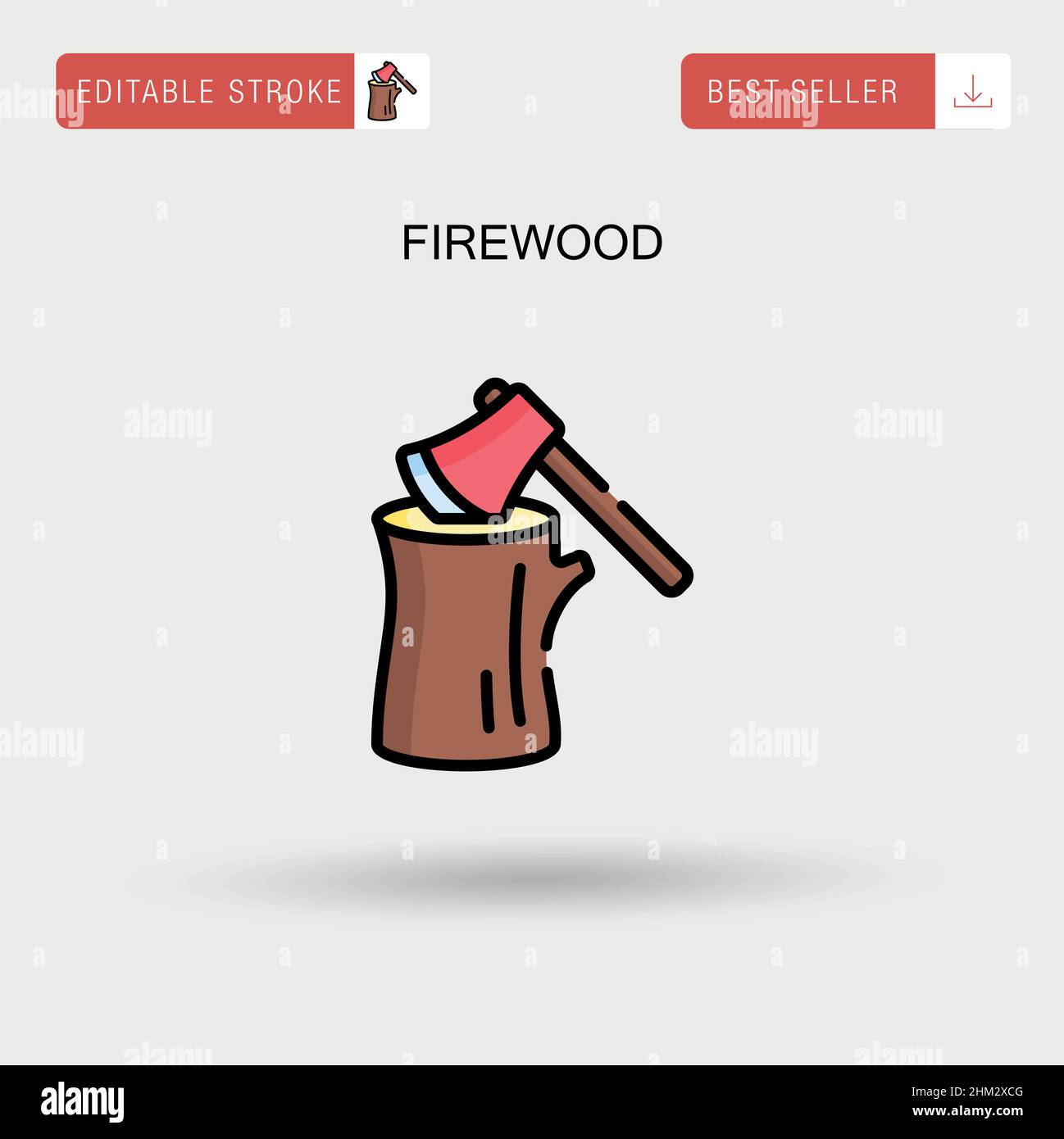 Texture firewood wooden abstract Stock Vector Images - Alamy