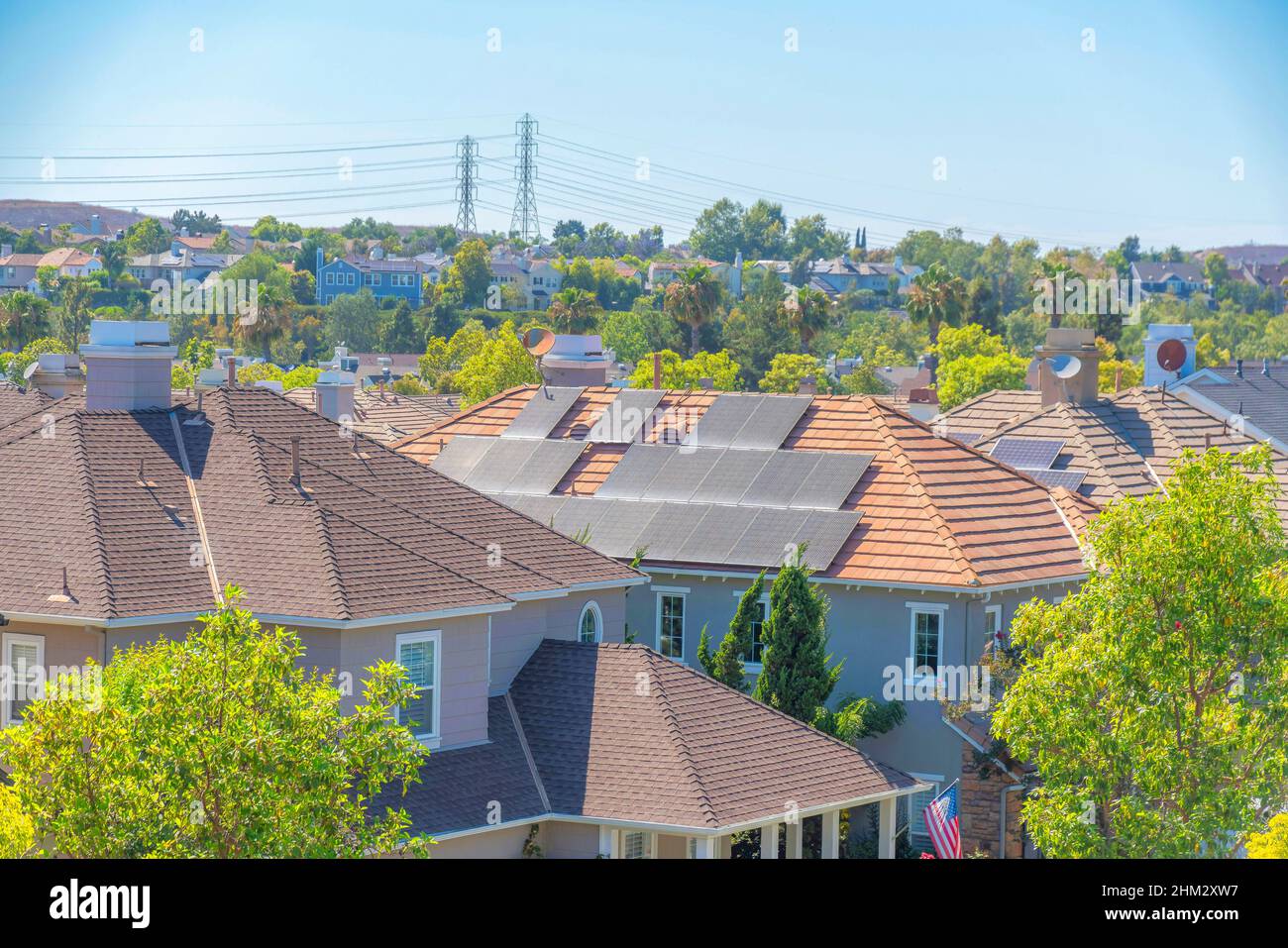 Suburban residences at Ladera Ranch in Southern California Stock Photo ...