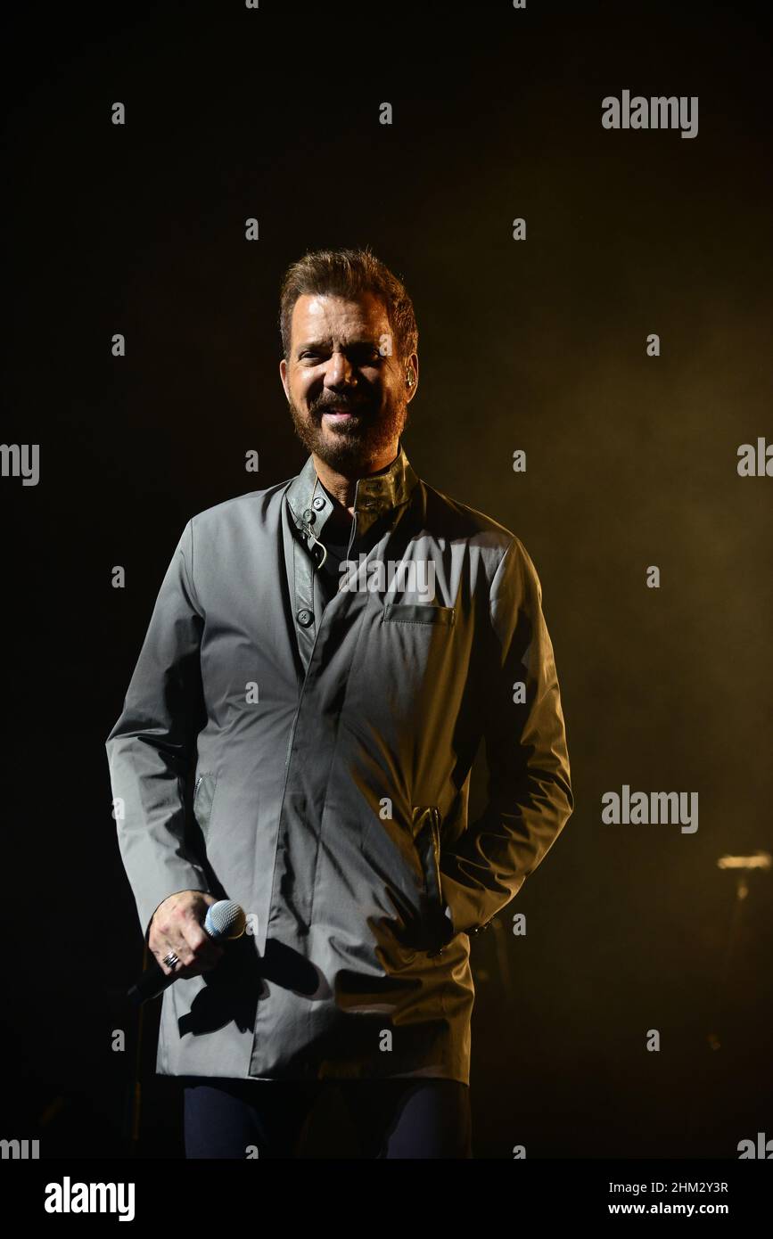 Miami, FL, USA. 05th Feb, 2022. Willy Chirino performs live on stage at ...