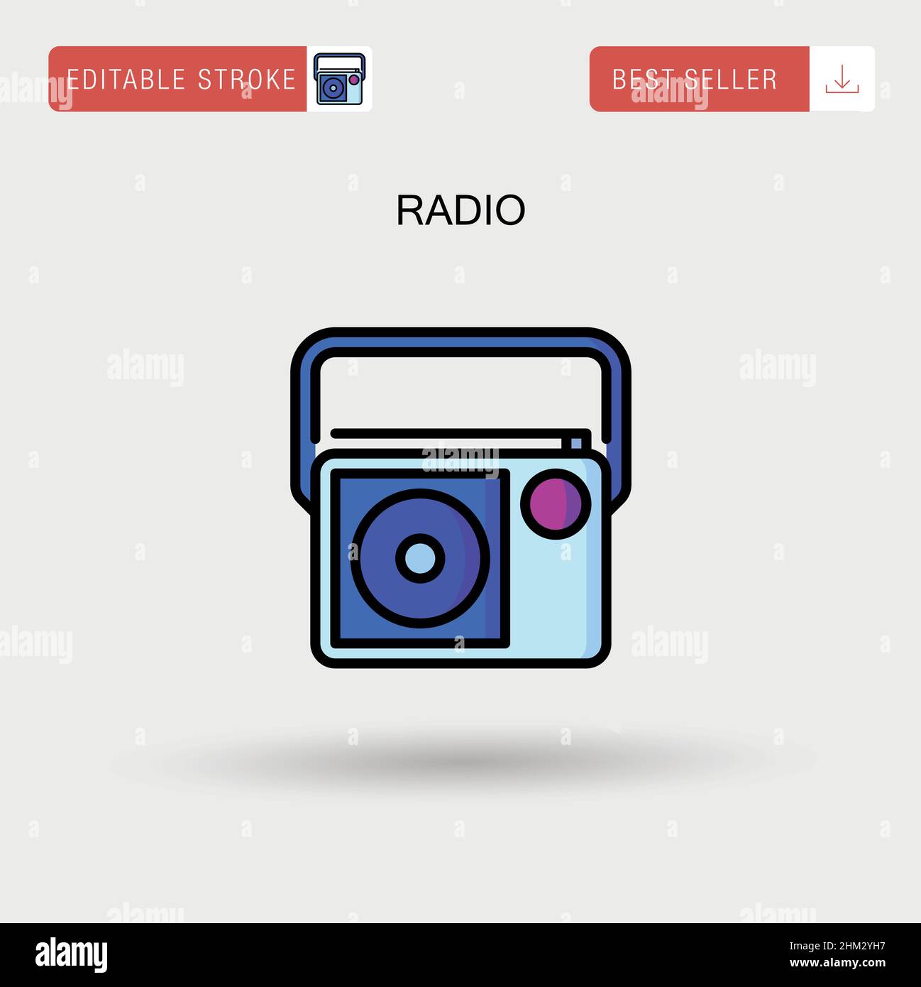 Vintage retro audio electronic control Stock Vector Images - Alamy