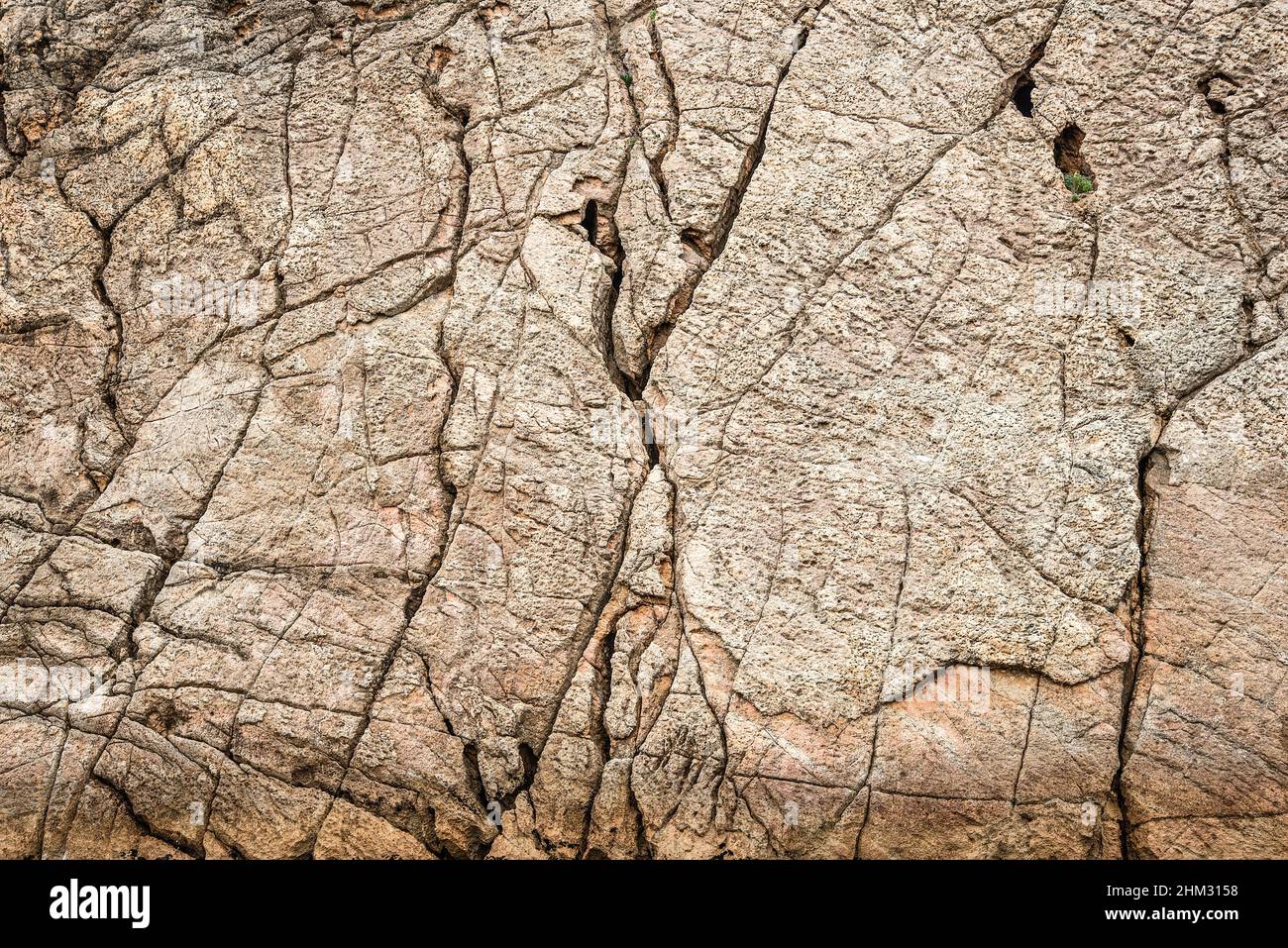 Dry gray cracked surface of stone ground Stock Photo - Alamy