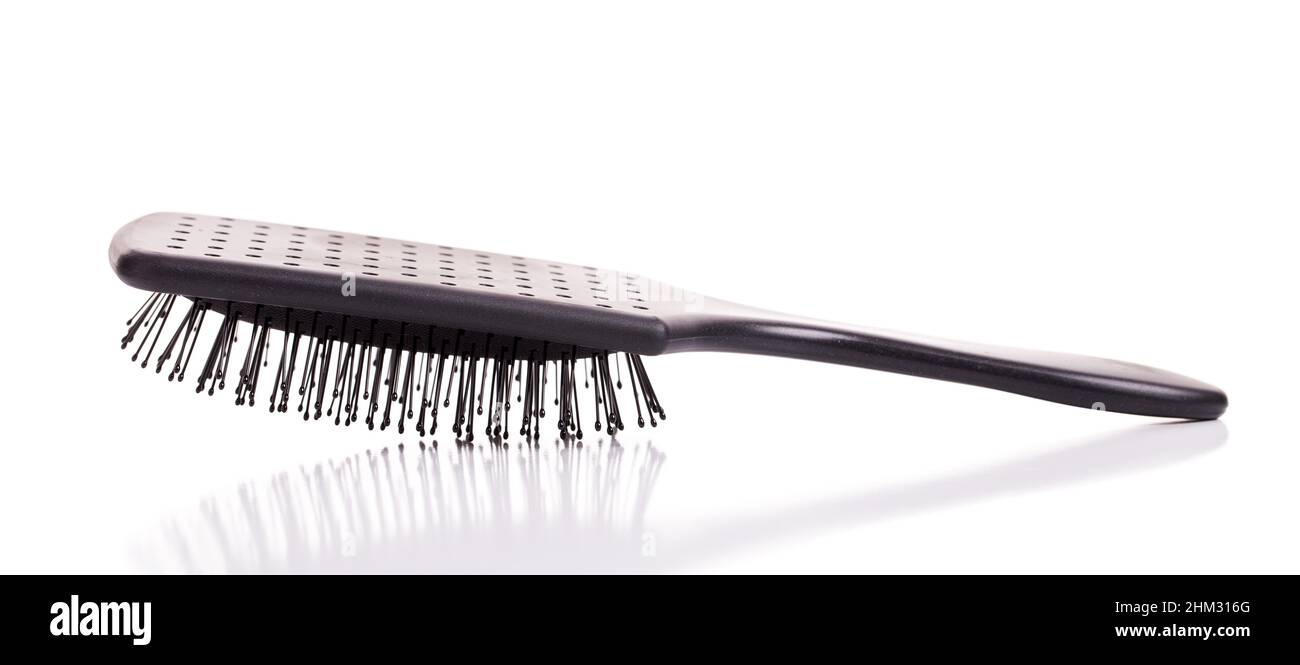A hairbrush for women isolated on white background Stock Photo - Alamy