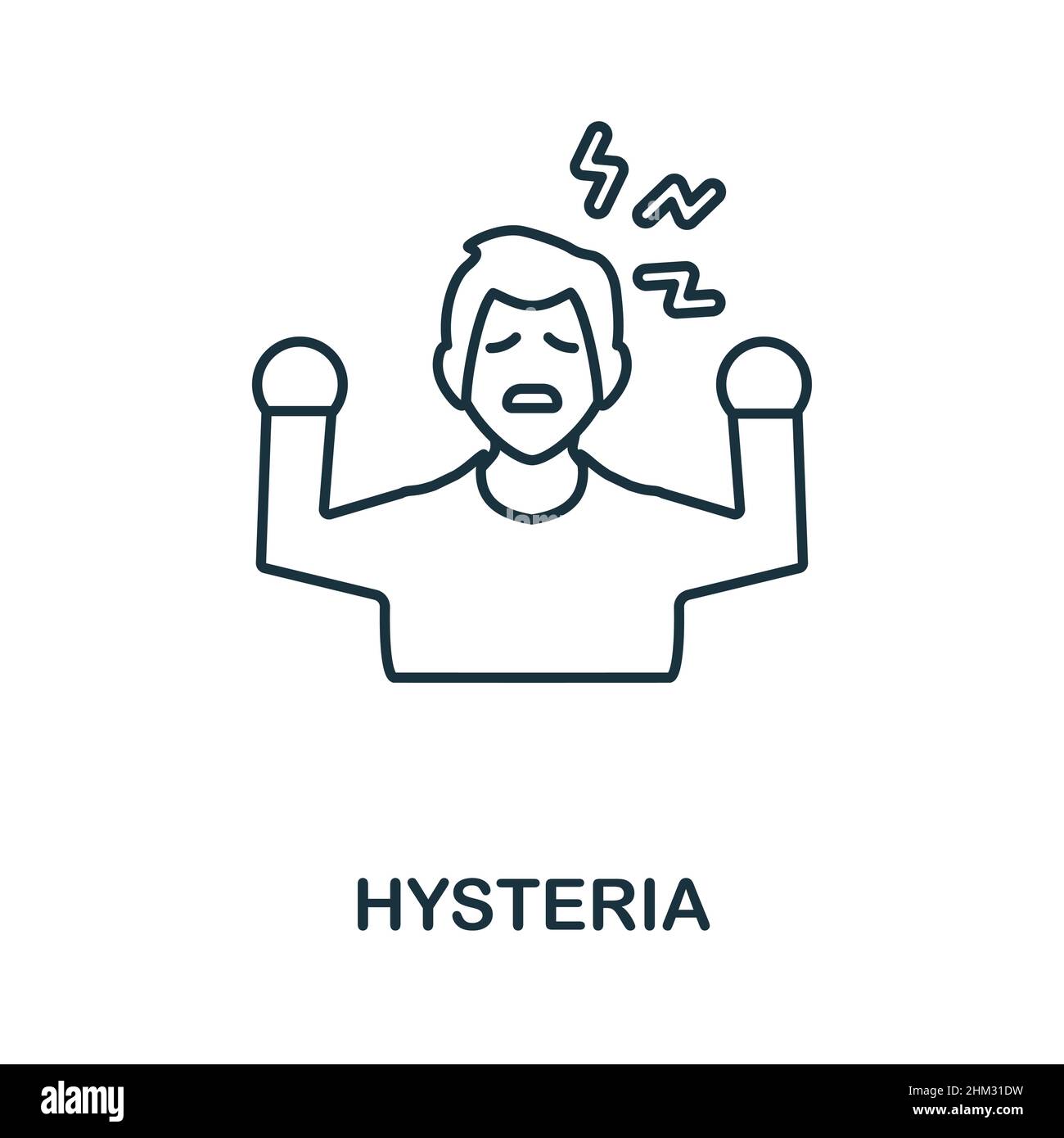 Psychotic person Stock Vector Images - Alamy