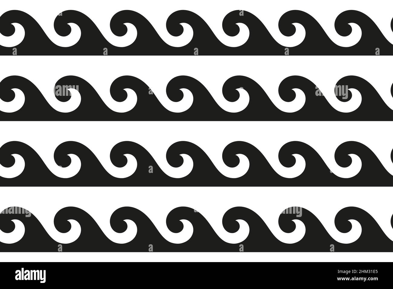 Ocean wave vector greek style hi-res stock photography and images - Alamy