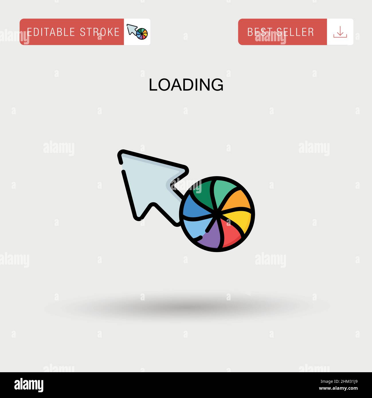 Simple round bar Stock Vector Images - Alamy