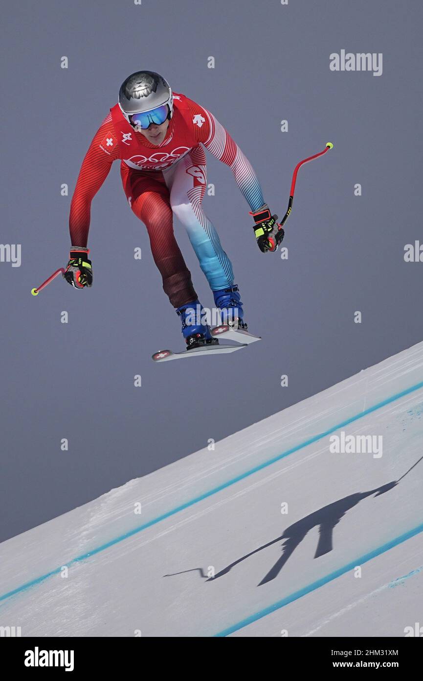 Yanqing, China. 07th Feb, 2022. Olympics, Alpine Skiing, Downhill, Men ...