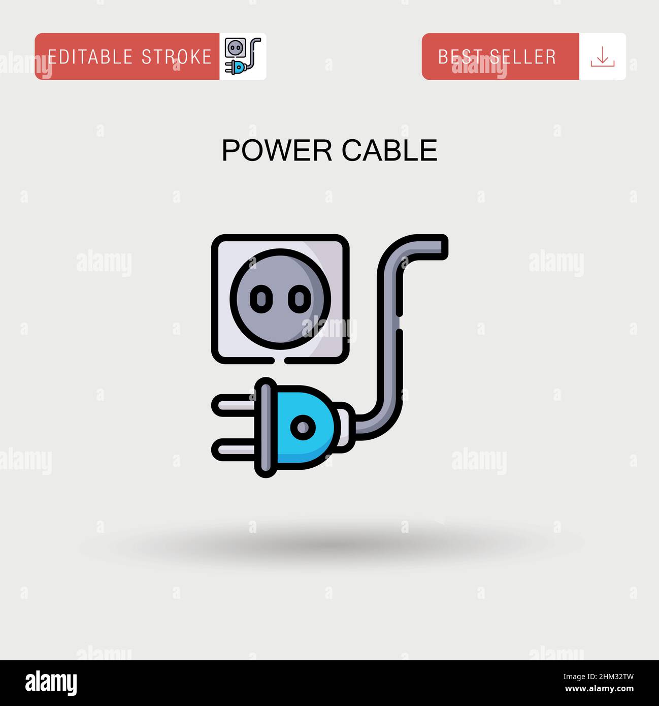 Power cabling Stock Vector Images - Alamy