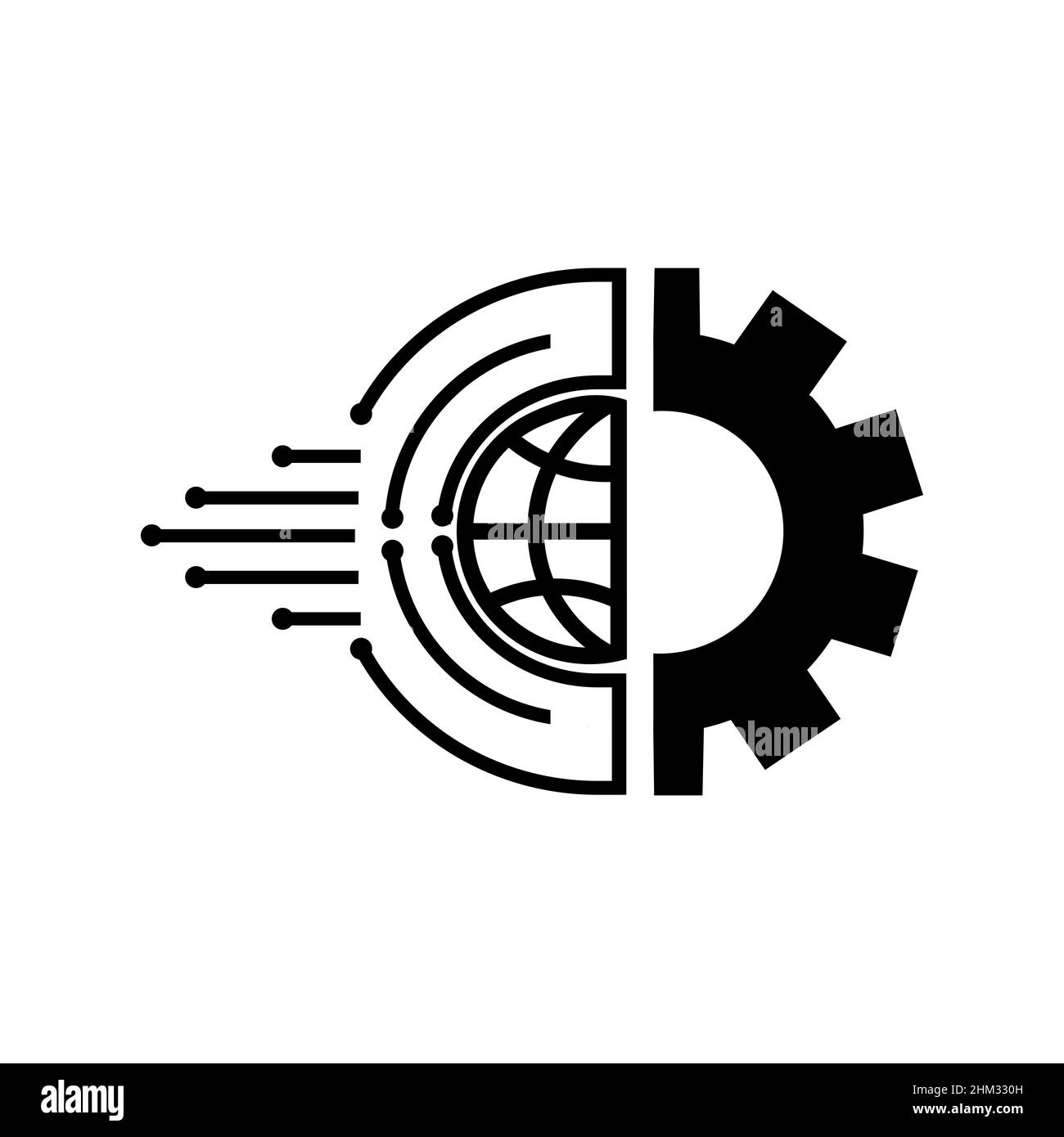 Abstract vector icon on the white, Illustration isolated for graphic ...