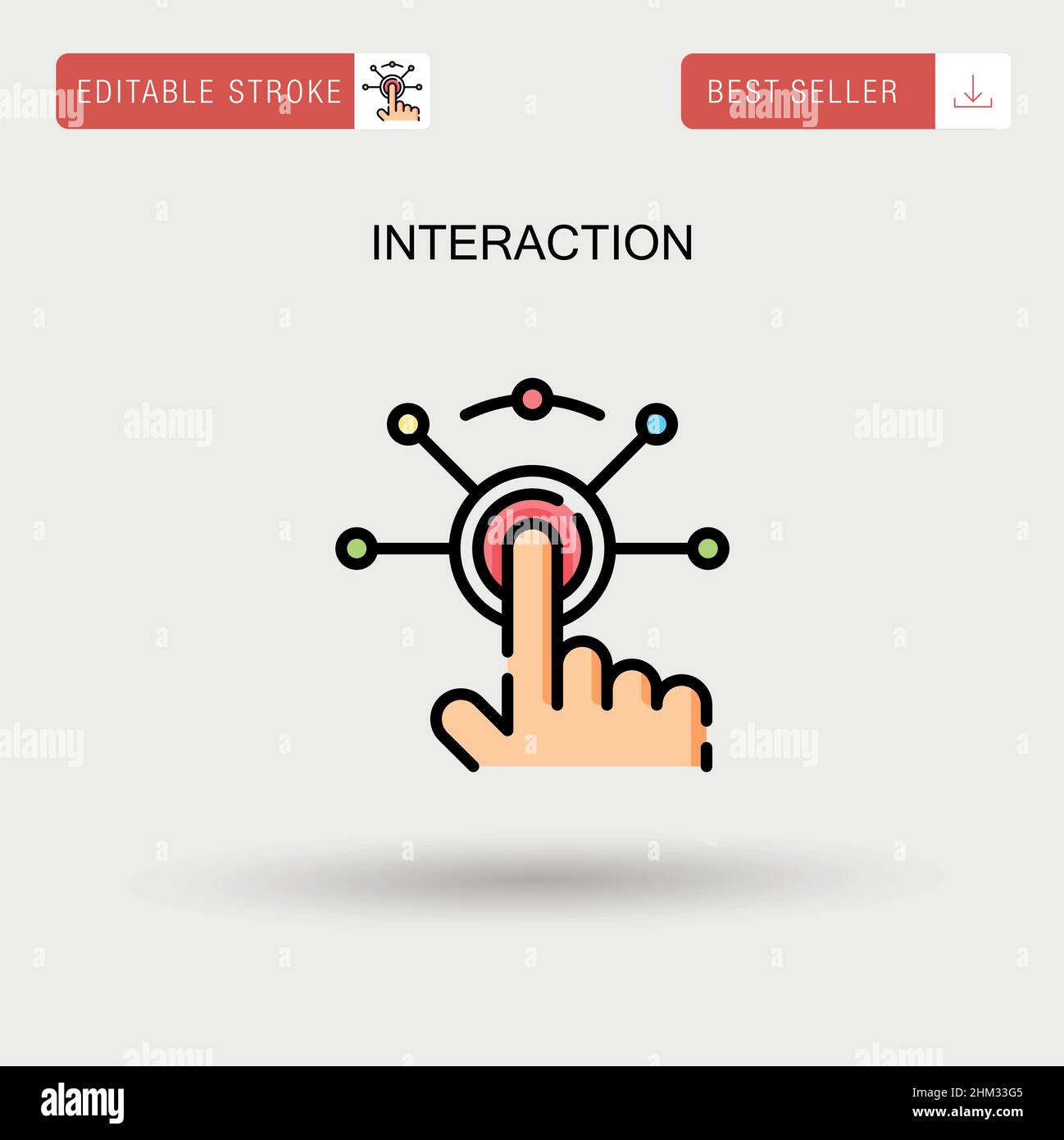 Hand screen Stock Vector Images - Alamy