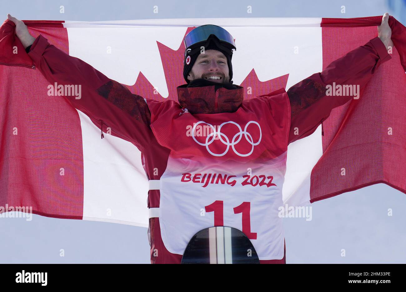 Zhangjiakou, China. 07th Feb, 2022. Gold medalist Max Parrot of Canada ...