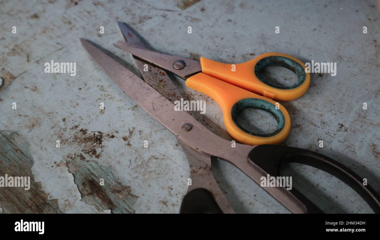 Blunt scissors hi-res stock photography and images - Alamy