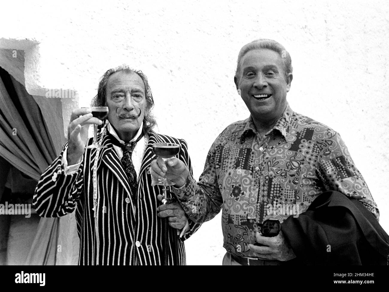 Salvador DALI Charles Trenet french singer Peintre génius of Surréalism ...