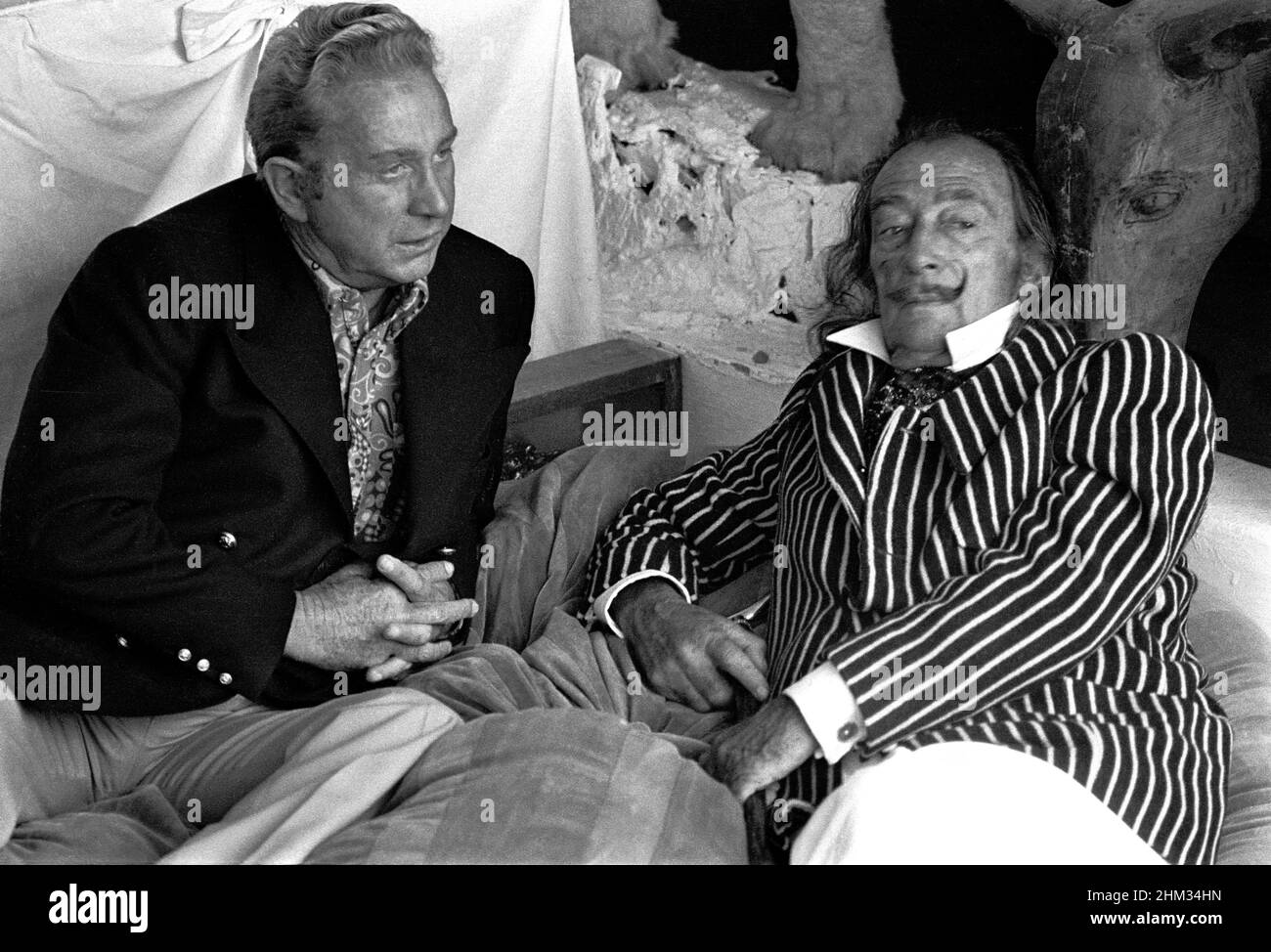 Salvador DALI Charles Trenet french singer Peintre génius of Surréalism ...