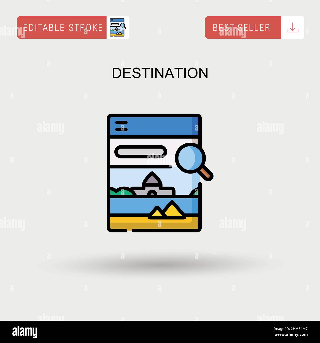 Destination for the trip Stock Vector Images - Alamy