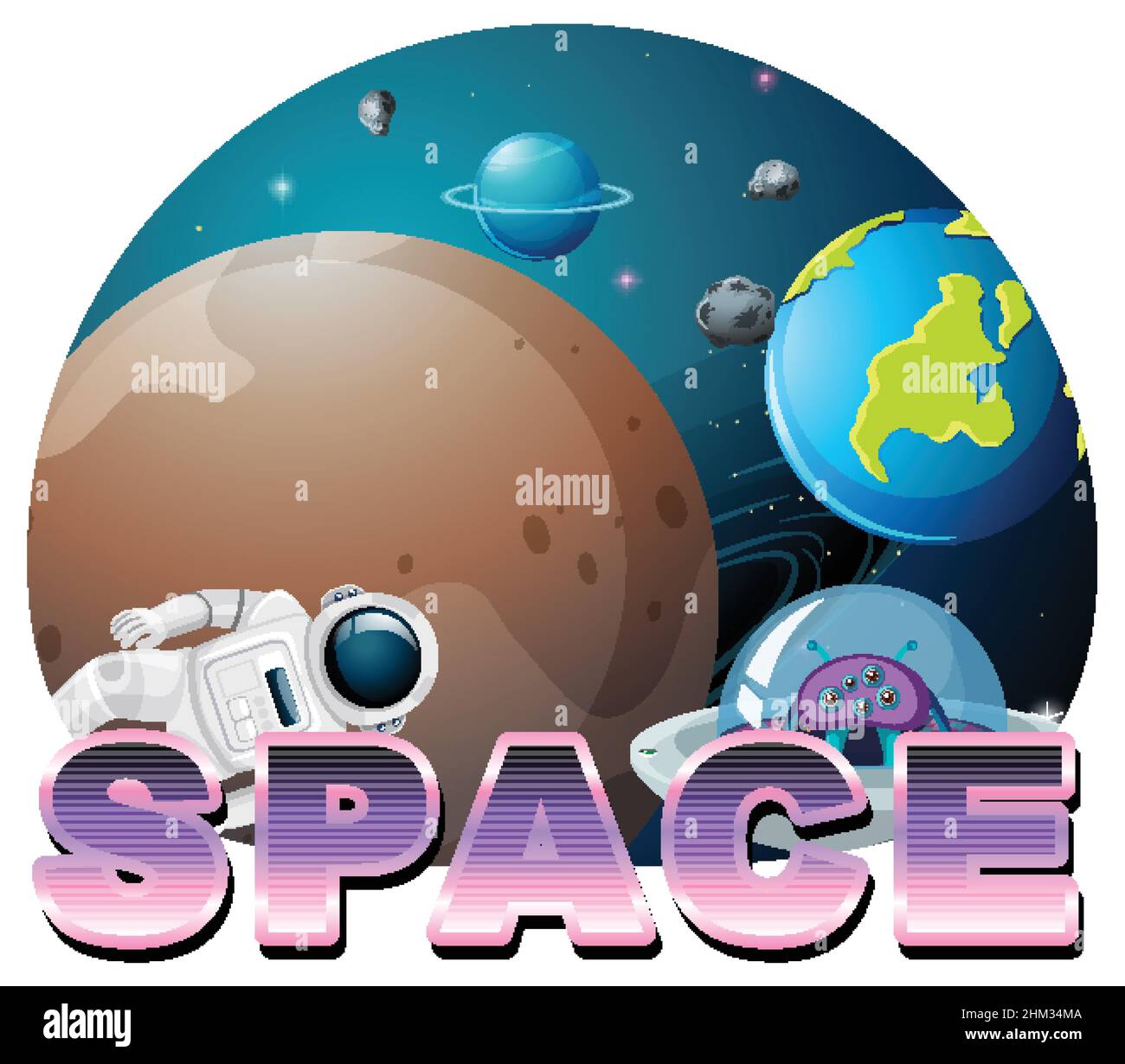 Spaceship letters Stock Vector Images - Alamy
