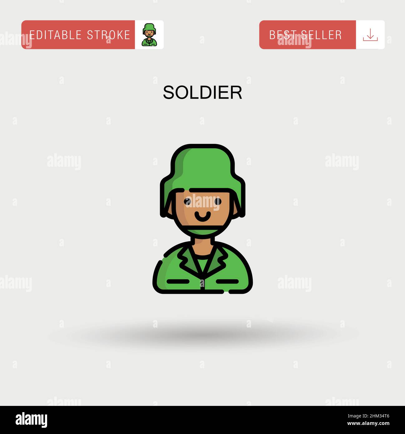 Veterans day silhouette soldier Stock Vector Images - Alamy