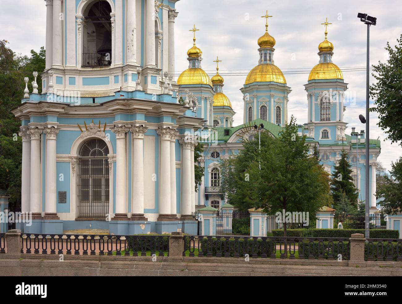 St. Nicholas Sea Cathedral. Five-domed Church with a bell tower with ...
