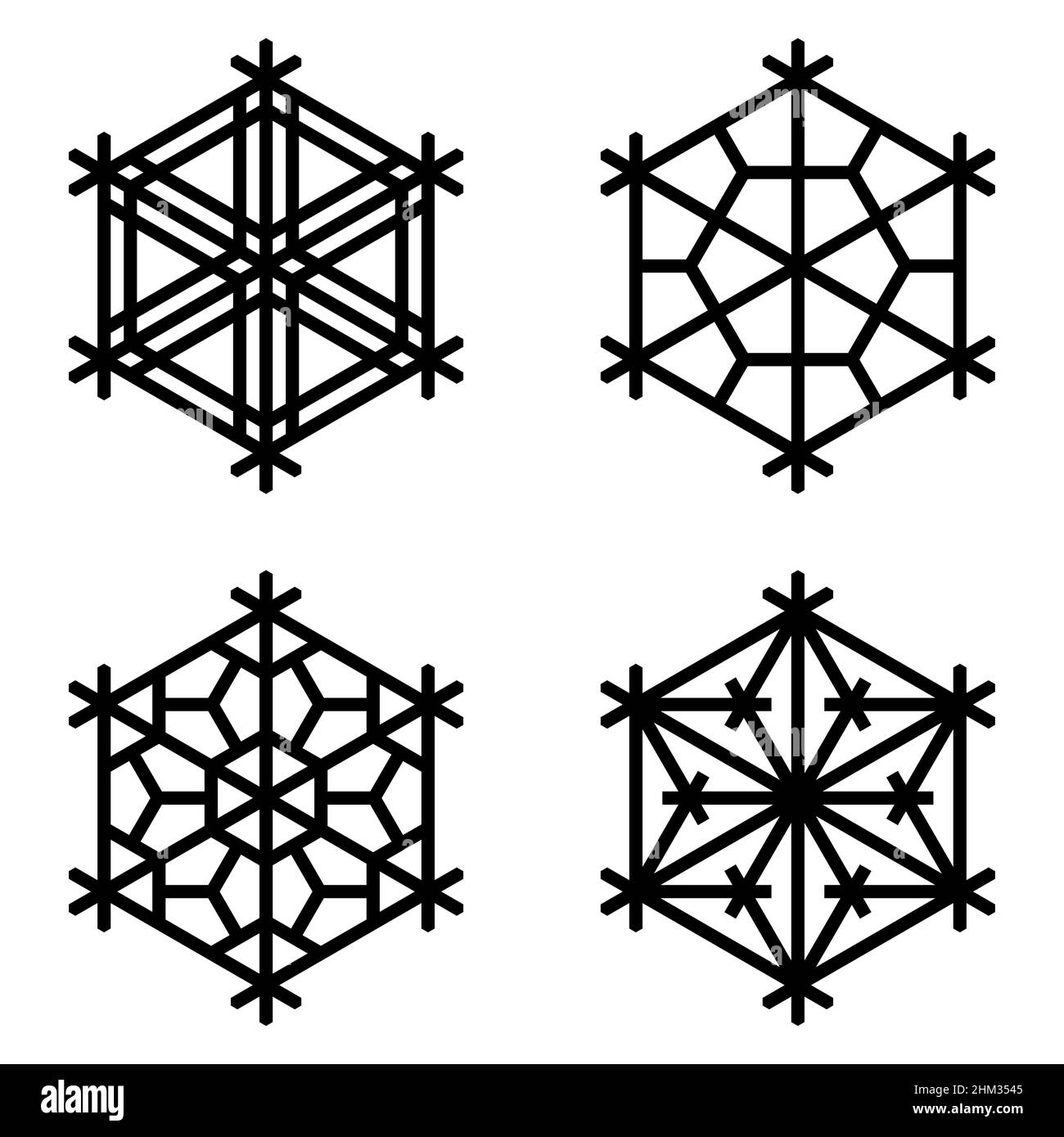 Decorative ethnic elements in Cut Out Stock Images & Pictures - Alamy