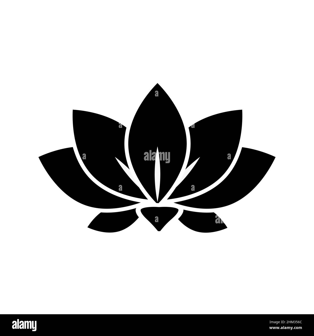 Lily shape Stock Vector Images - Alamy