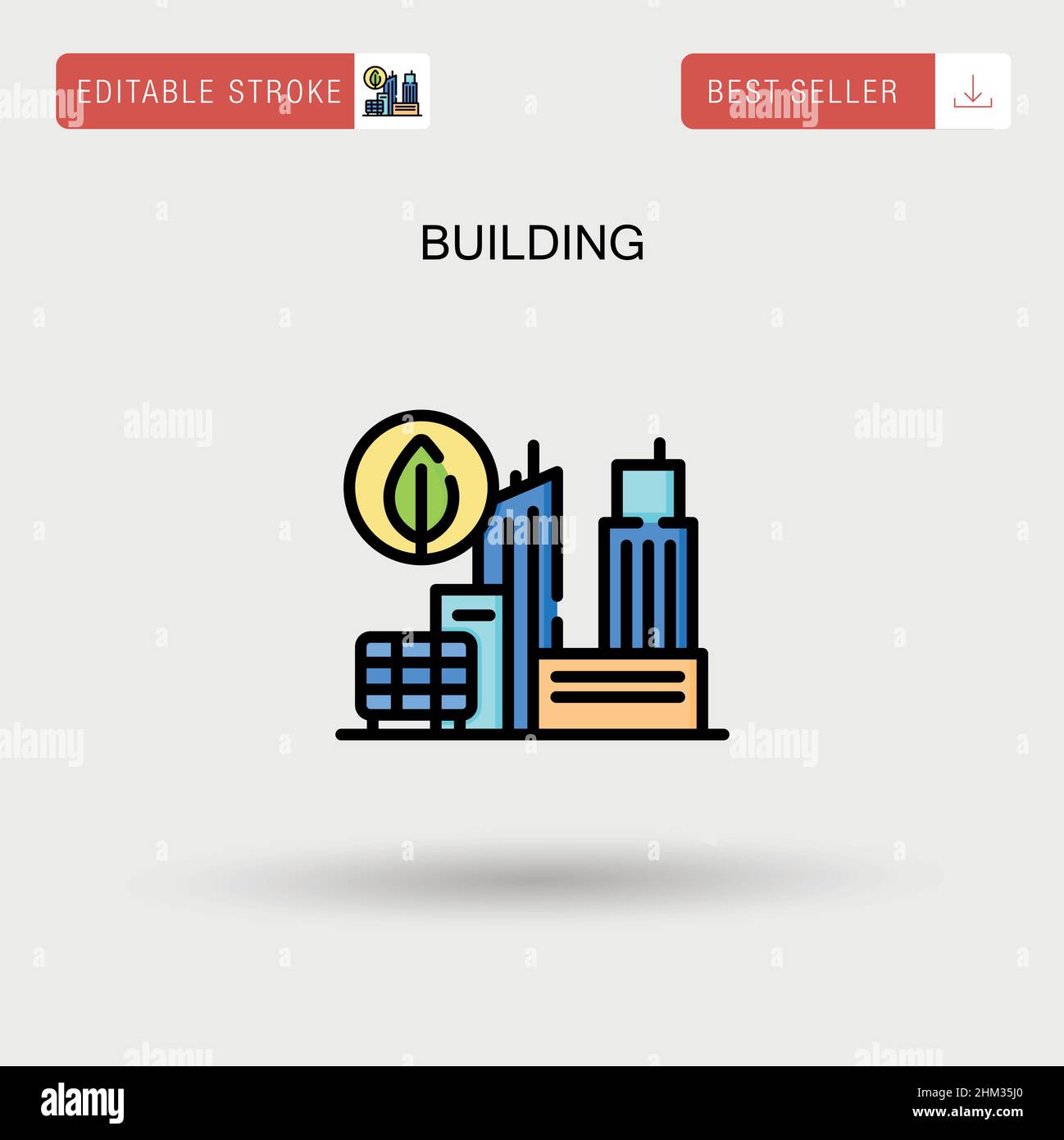 Building Simple vector icon Stock Vector Image & Art - Alamy