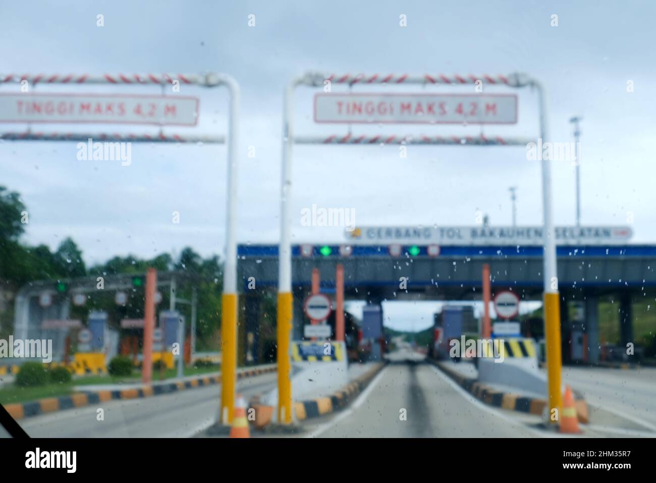 Lampung, Indonesia, 02 06 2022- Trans Sumatra toll road. The Trans ...