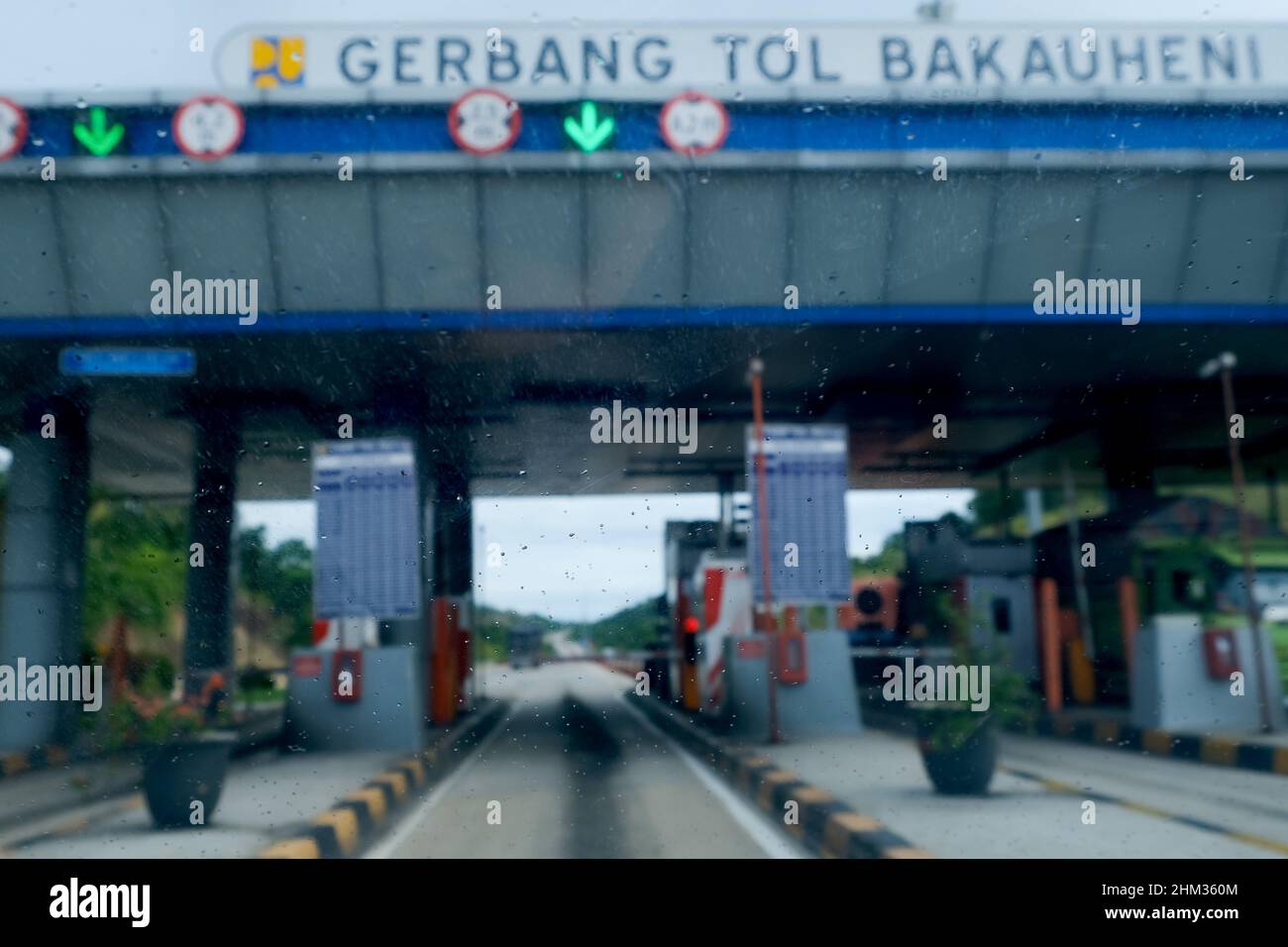 Lampung, Indonesia, 02 06 2022- Trans Sumatra toll road. The Trans ...