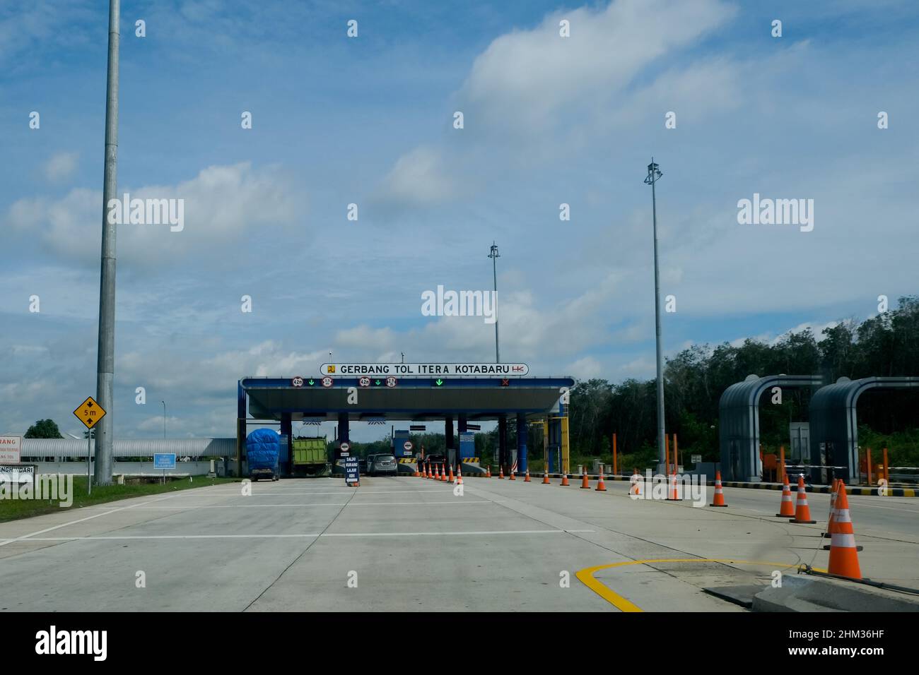 Lampung, Indonesia, 02 06 2022- Trans Sumatra toll road. The Trans ...