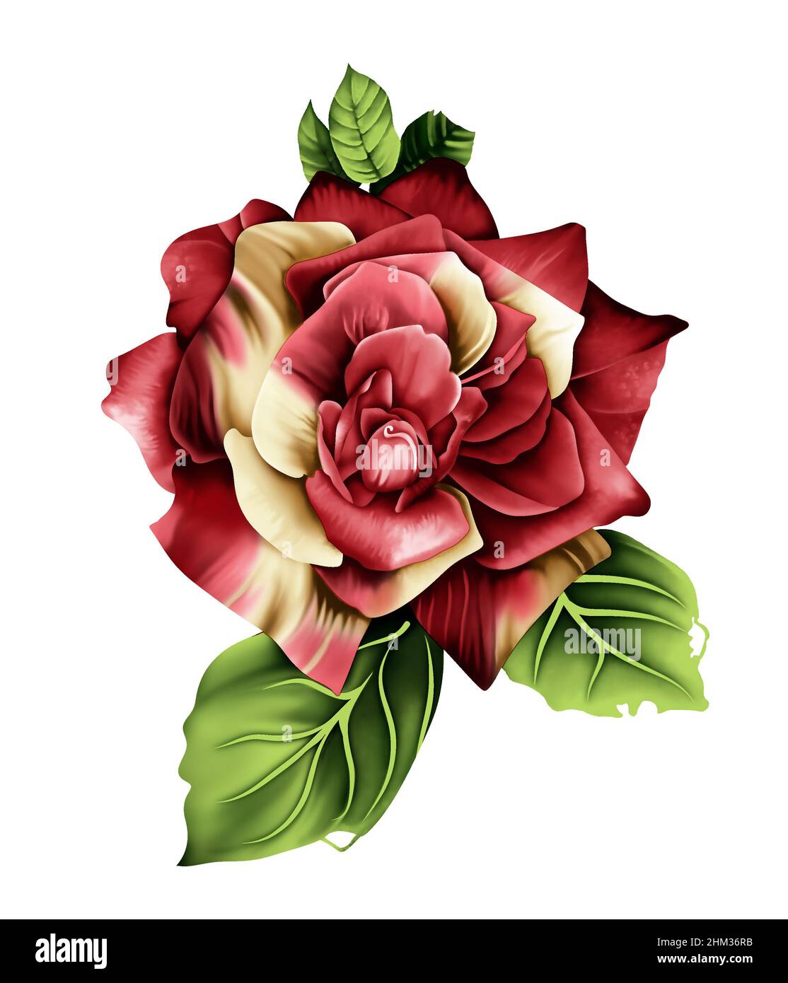 single flowers design textile Stock Photo - Alamy