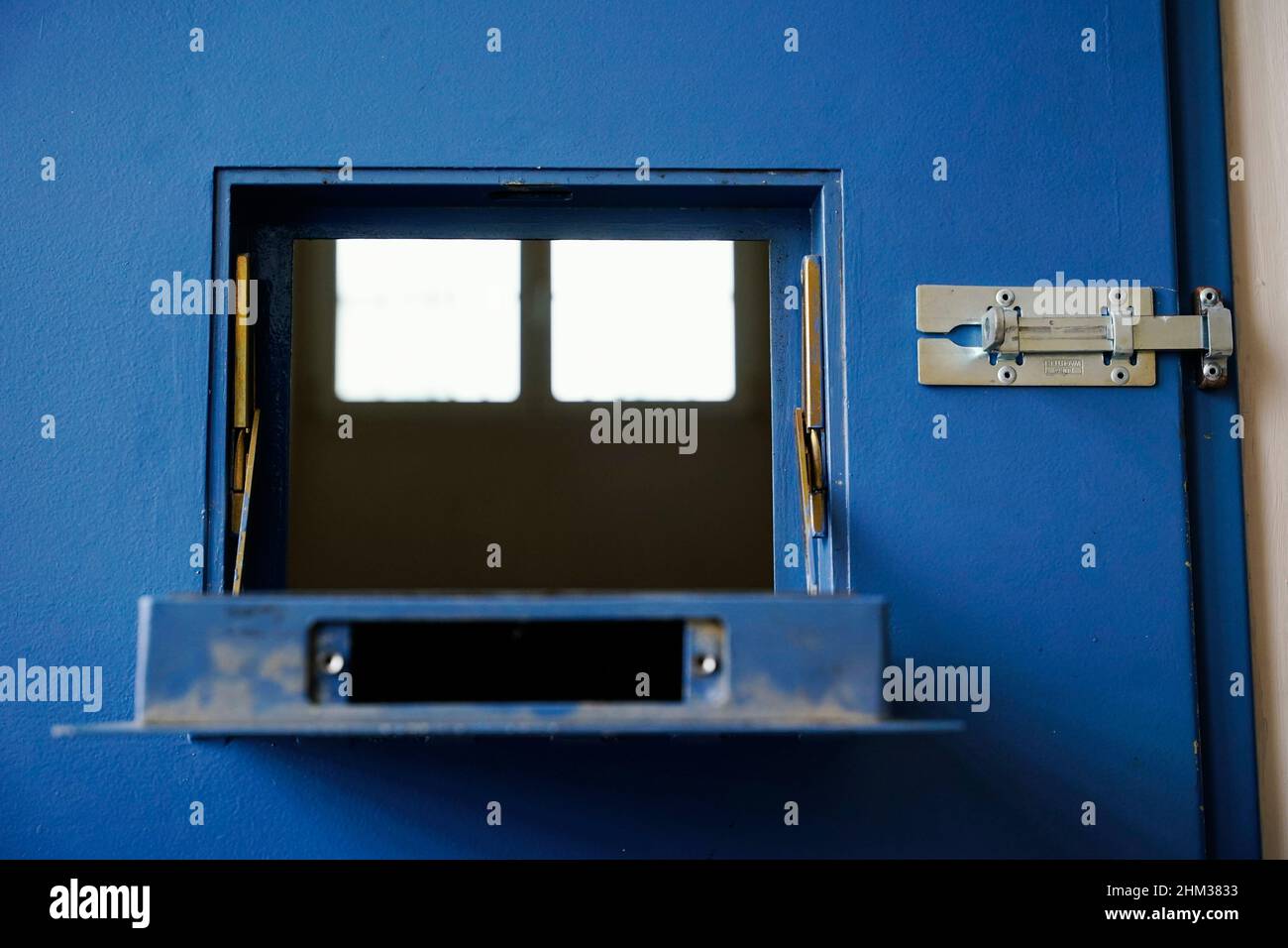 Heidelberg, Germany. 03rd Feb, 2022. A closed cell door of a prison ...