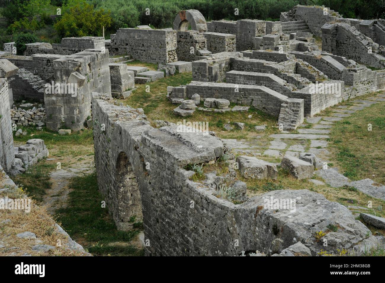 Croatia, Solin. Ancient city of Salona. Colonia Martia Ivlia Valeria ...