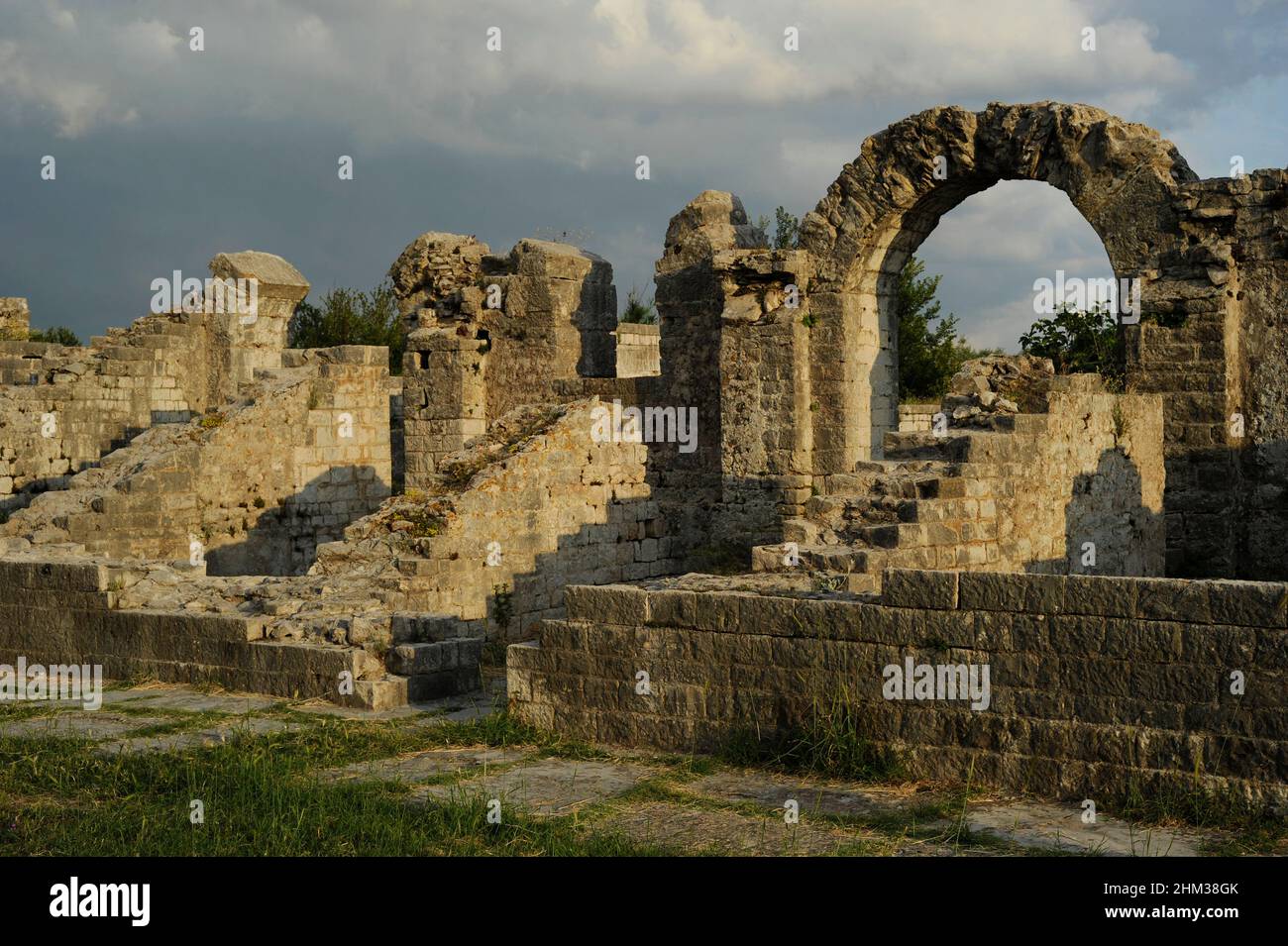 Croatia, Solin. Ancient city of Salona. Colonia Martia Ivlia Valeria ...