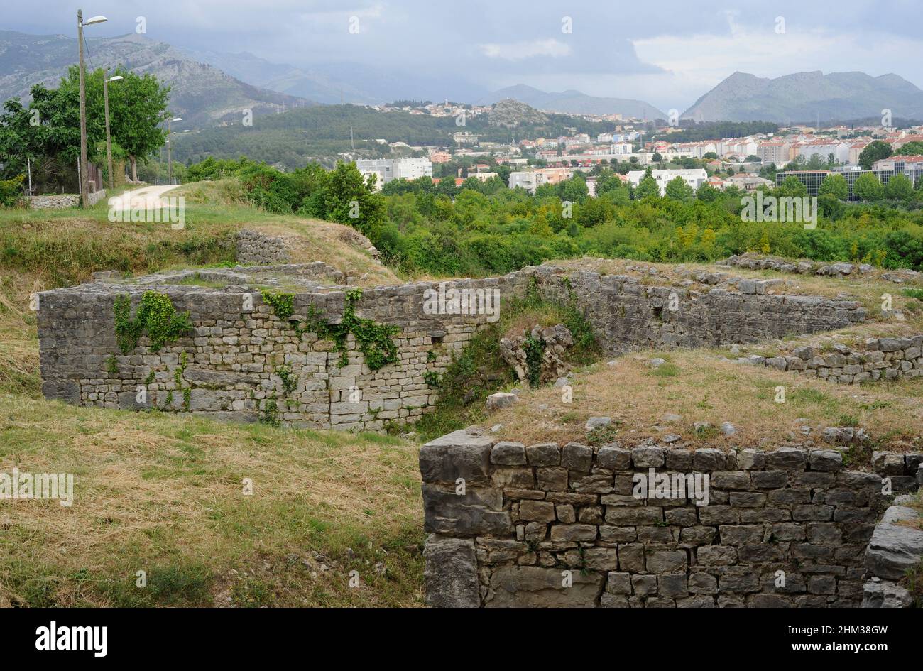 Croatia, Solin. Ancient city of Salona. Colonia Martia Ivlia Valeria ...