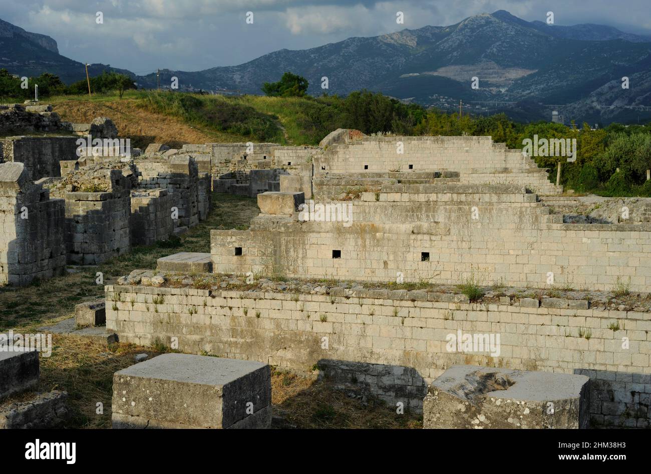 Croatia, Solin. Ancient city of Salona. Colonia Martia Ivlia Valeria ...