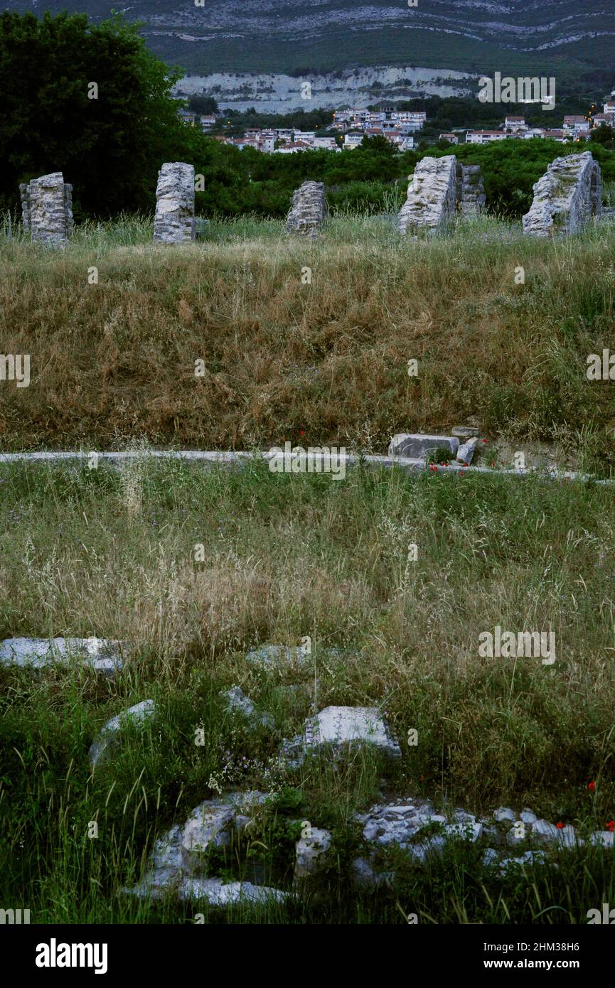 Croatia, Solin. Ancient city of Salona. Colonia Martia Ivlia Valeria ...