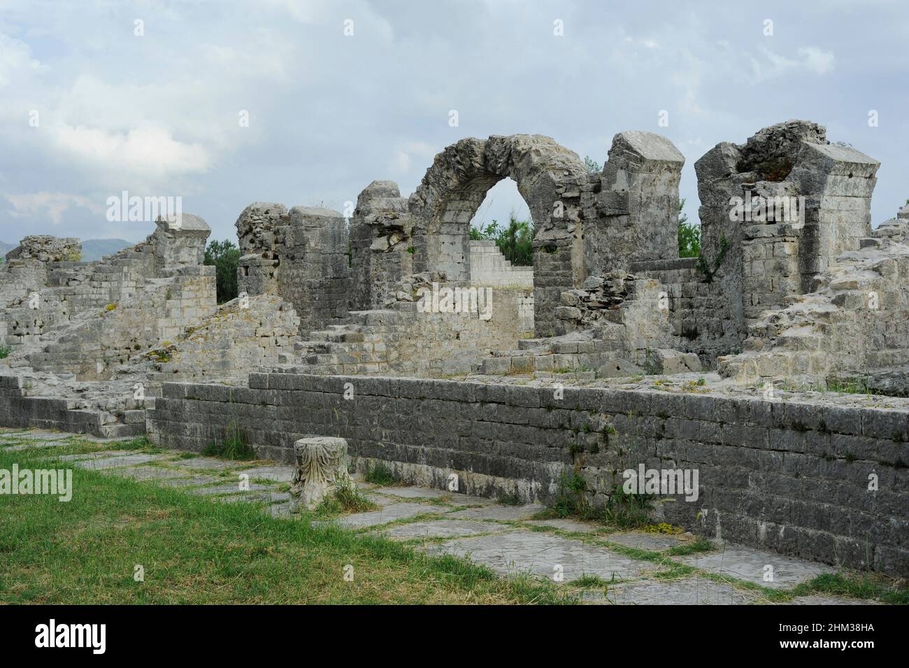 Croatia, Solin. Ancient city of Salona. Colonia Martia Ivlia Valeria ...