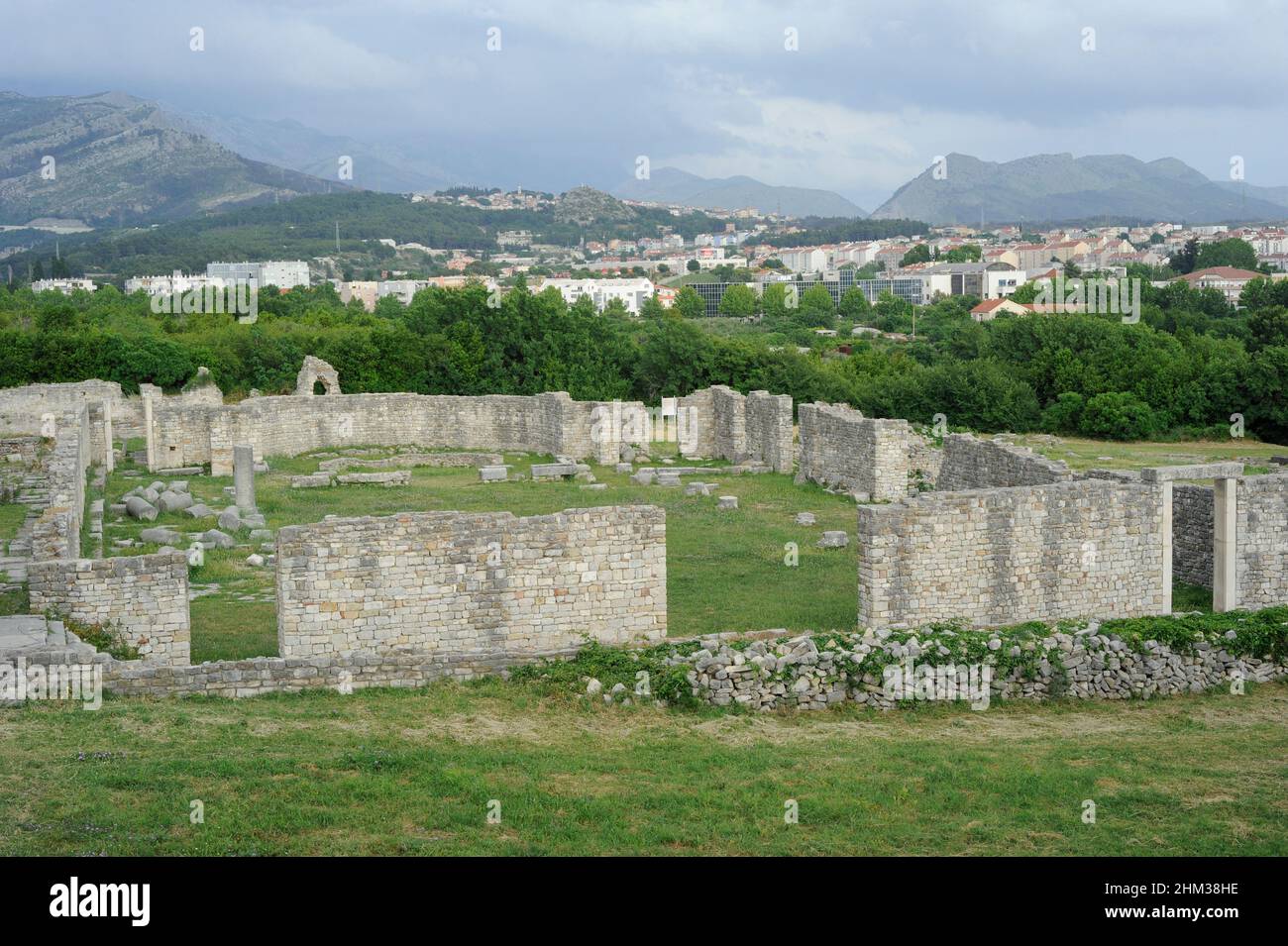 Croatia, Solin. Ancient city of Salona. Colonia Martia Ivlia Valeria ...