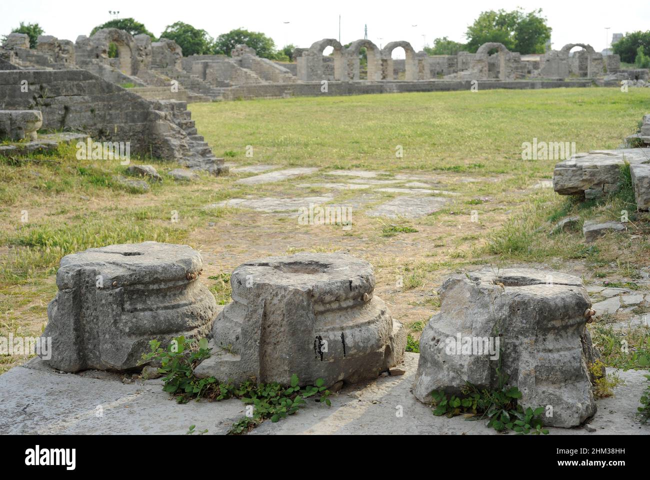 Croatia, Solin. Ancient city of Salona. Colonia Martia Ivlia Valeria ...