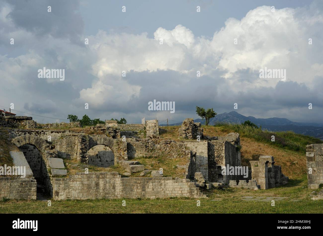 Croatia, Solin. Ancient city of Salona. Colonia Martia Ivlia Valeria ...