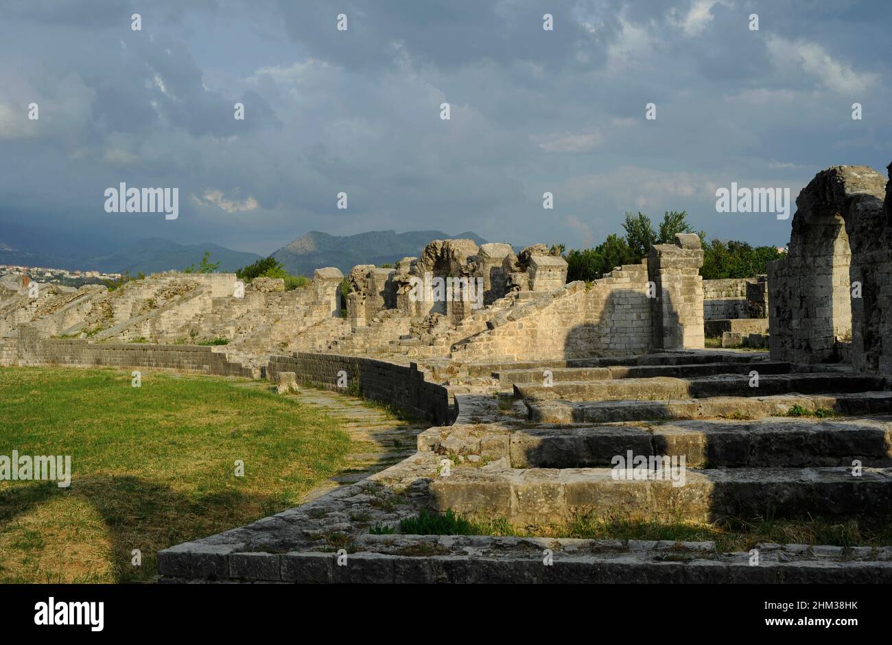 Croatia, Solin. Ancient city of Salona. Colonia Martia Ivlia Valeria ...