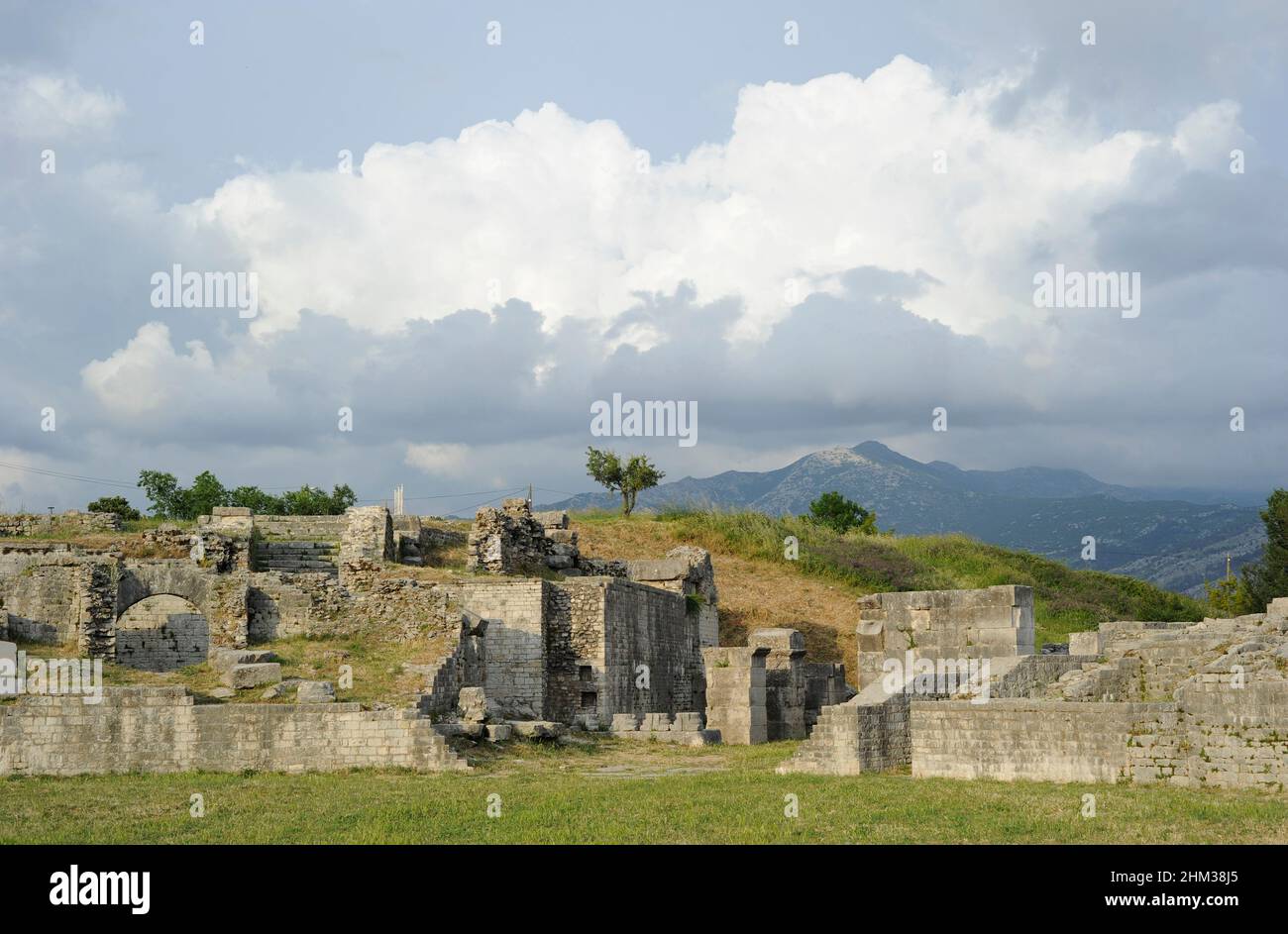 Croatia, Solin. Ancient city of Salona. Colonia Martia Ivlia Valeria ...