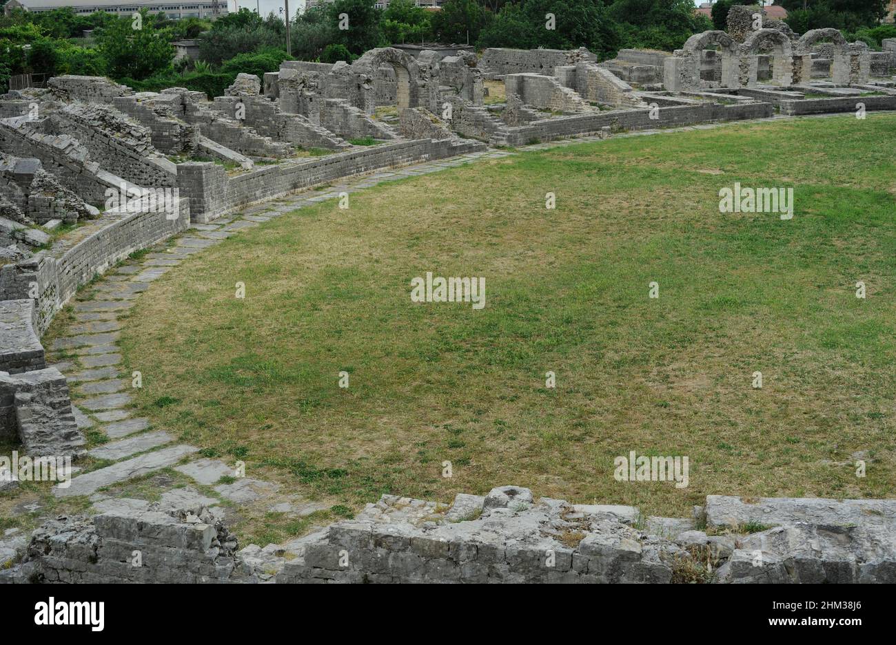 Croatia, Solin. Ancient city of Salona. Colonia Martia Ivlia Valeria ...
